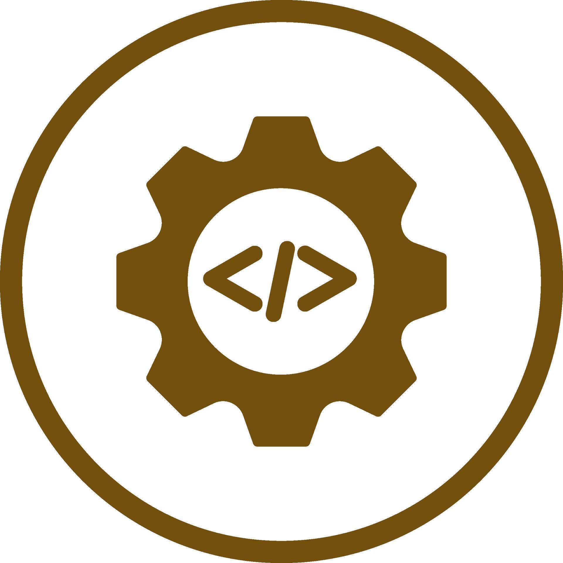 Coding Gear Vector Icon 41106875 Vector Art at Vecteezy