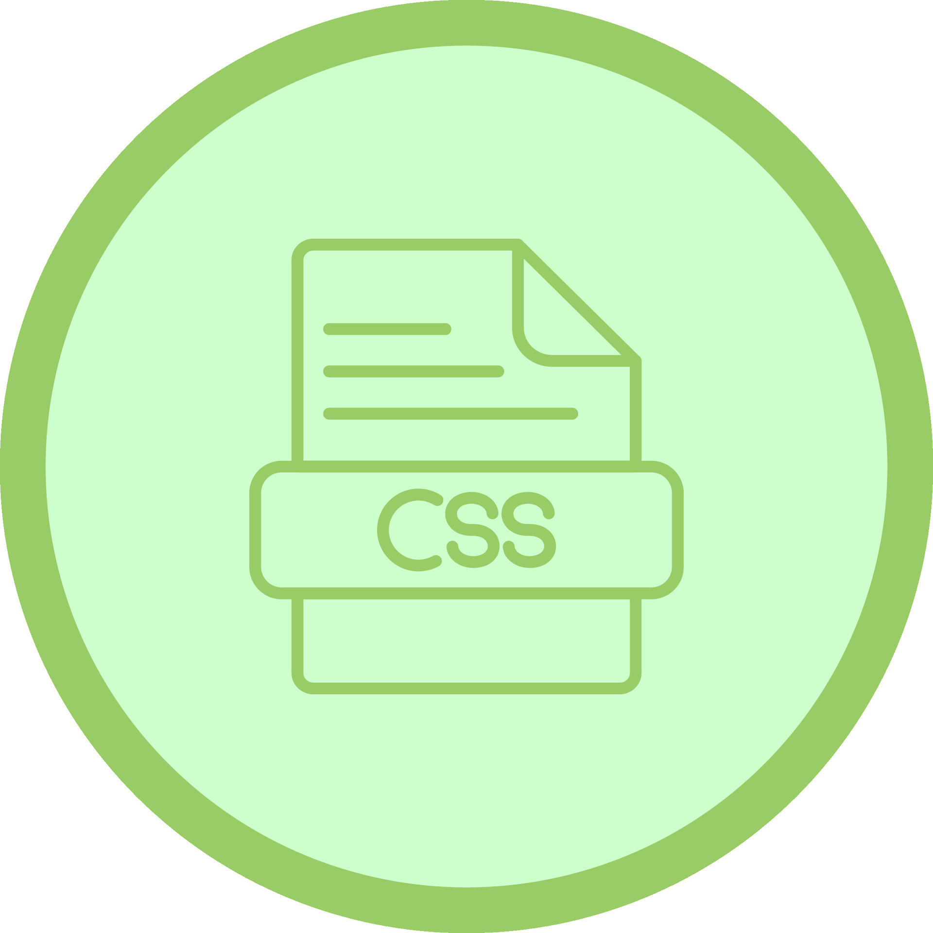 Css Vector Icon 41121618 Vector Art At Vecteezy