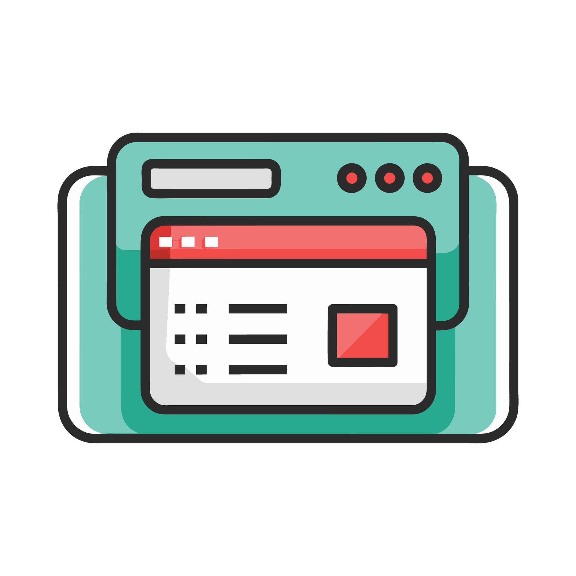 Duplicate Isolated Flat Vector Illustration 41138792 Vector Art At Vecteezy