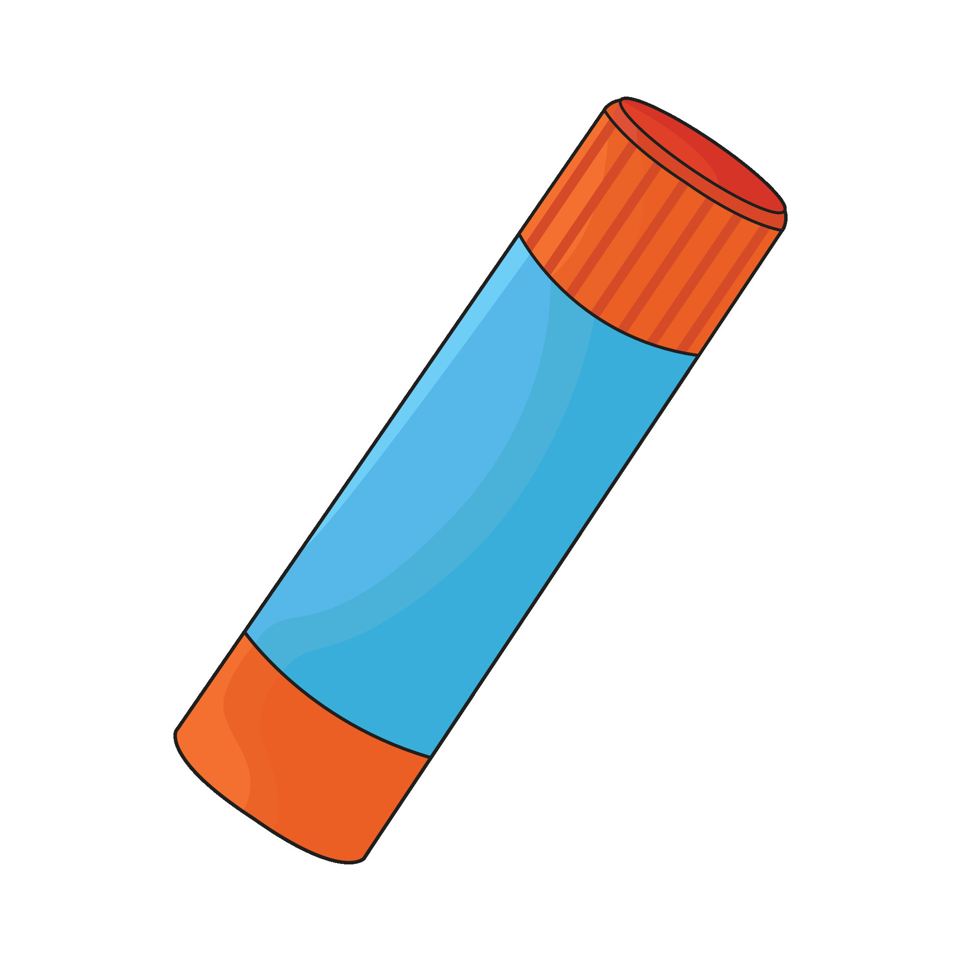 illustration of glue stick 41143632 Vector Art at Vecteezy
