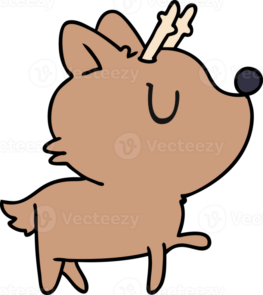 Cartoon Of Kawaii Cute Deer 41144459 Png