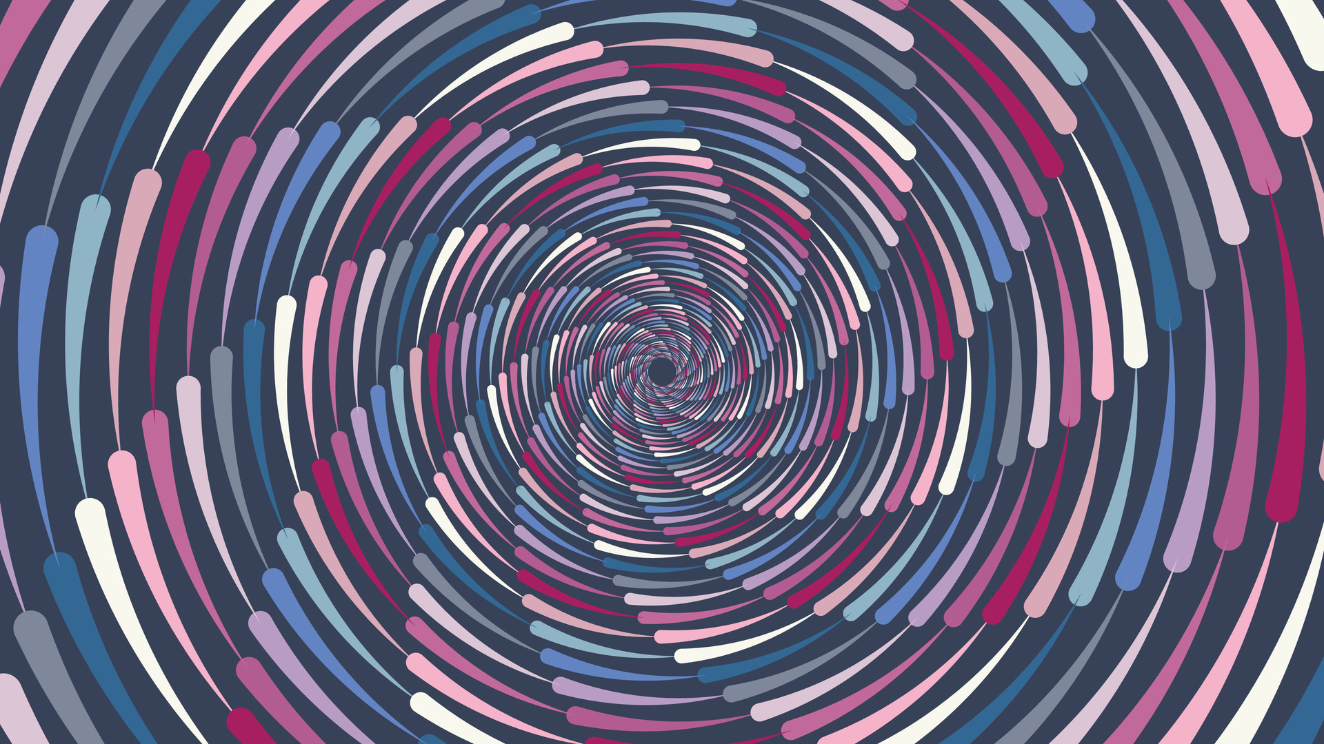 Abstract spiral round spinning vortex wavy line urgency data cycle ...