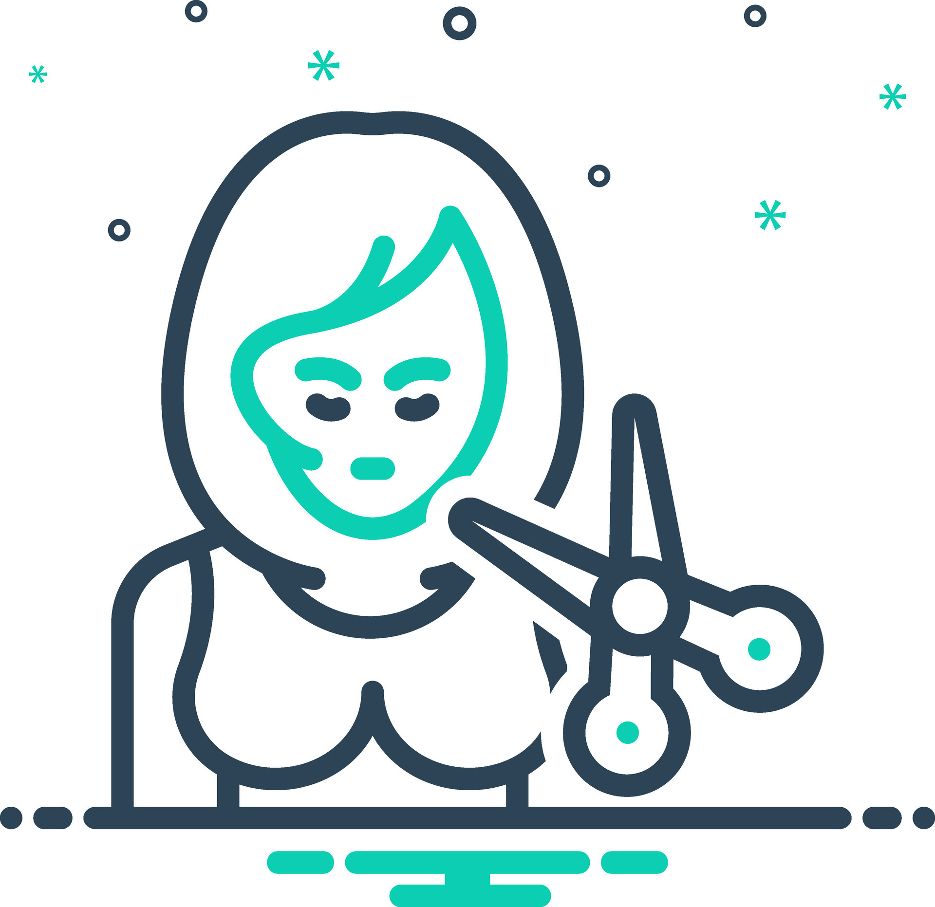 Vector mix icon for haircut 41154452 Vector Art at Vecteezy Vector mix icon for haircut 41154452 Vector Art at Vecteezy