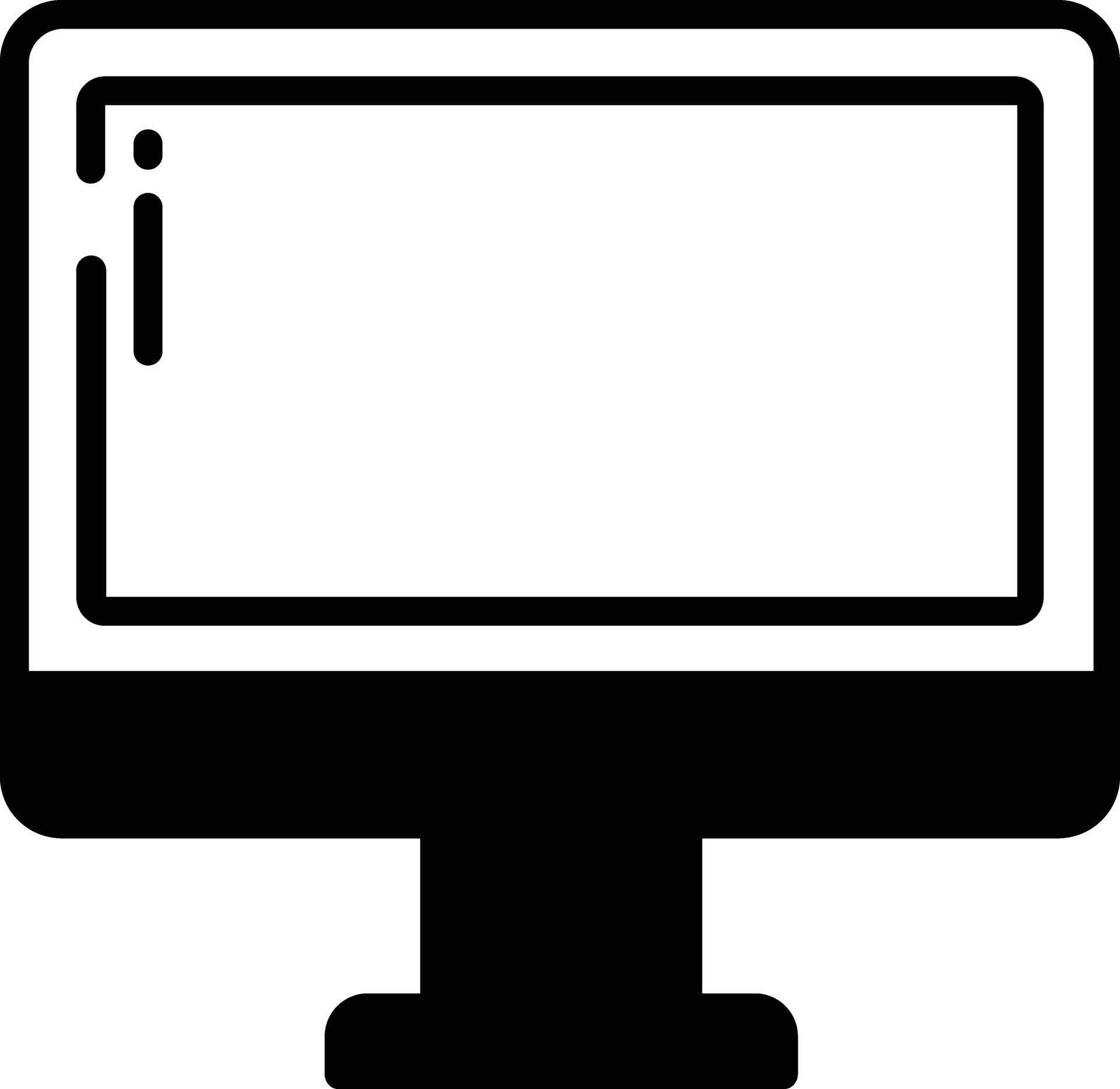 Computer glyph and line vector illustrations 41157981 Vector Art at ...