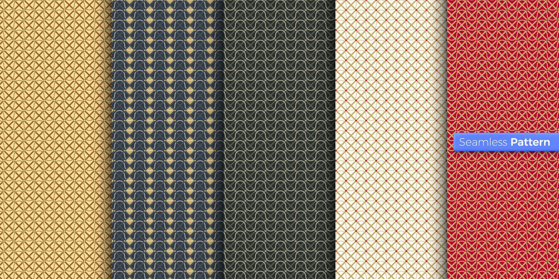 Abstract Curve Geometric Pattern Colors Background Contemporary Art Symmetric Minimal Style