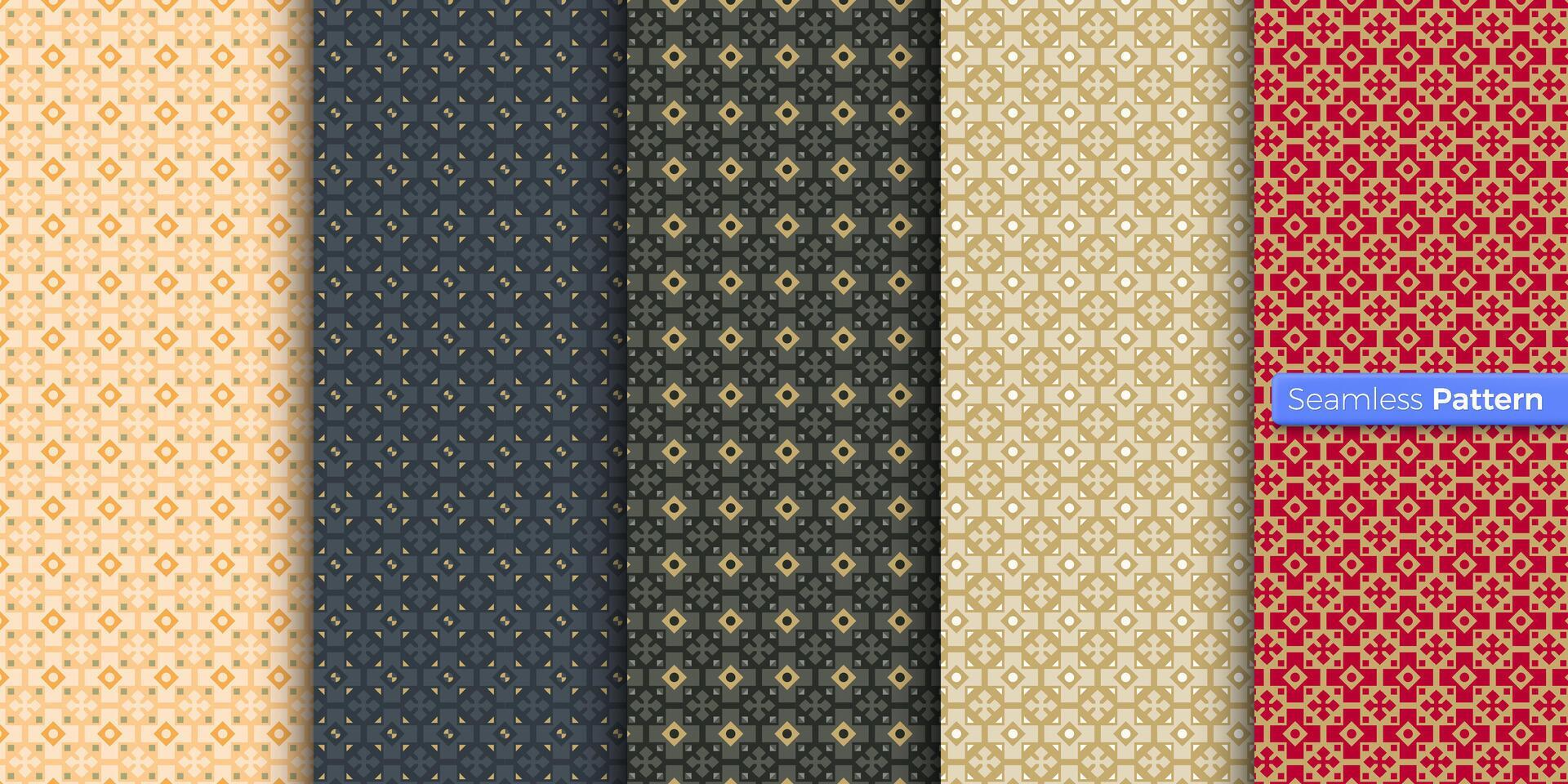 Abstract Square Geometric Pattern Colors Background Contemporary Art