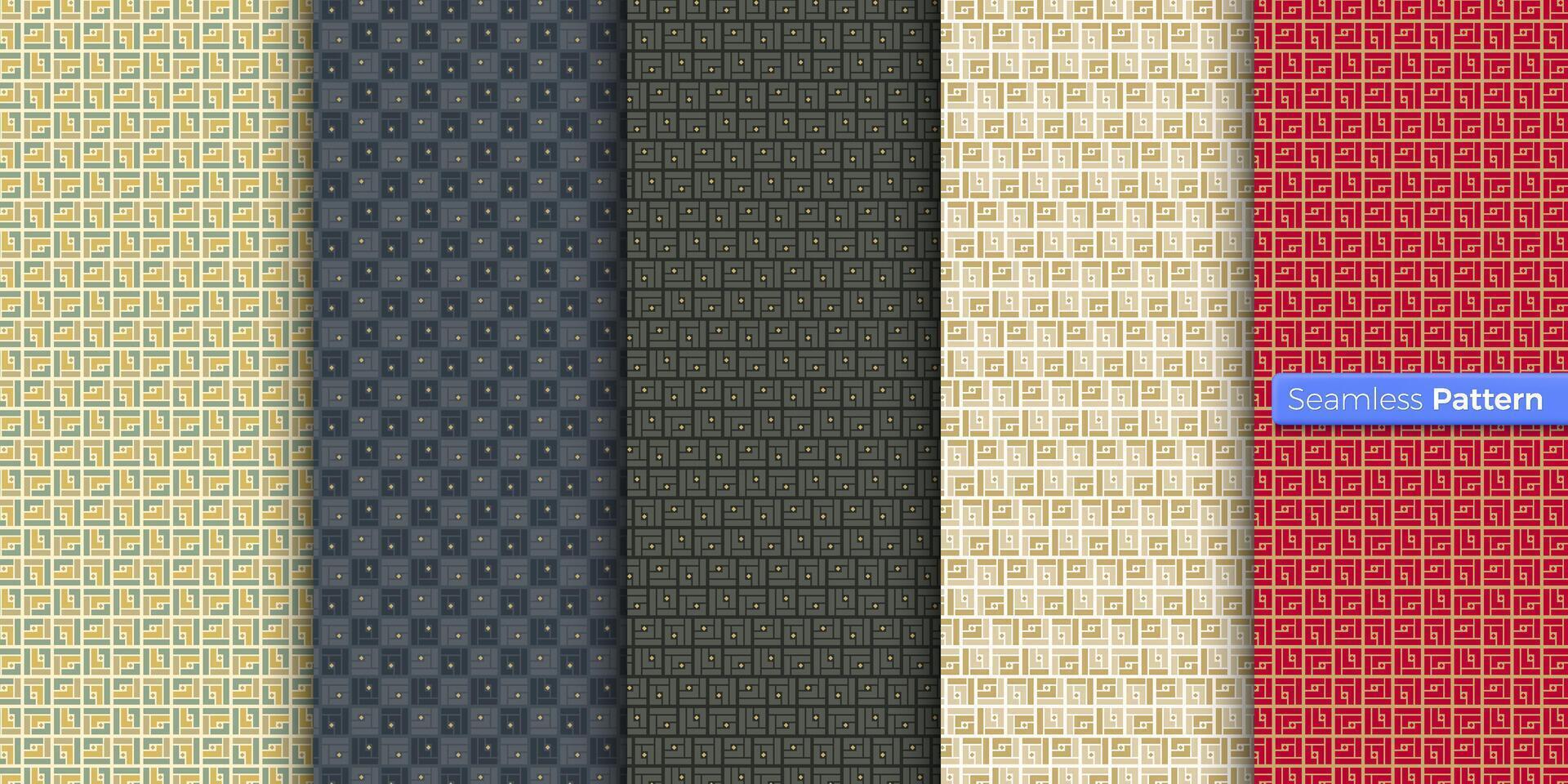 Abstract Square Geometric Pattern Colors Background Contemporary Art