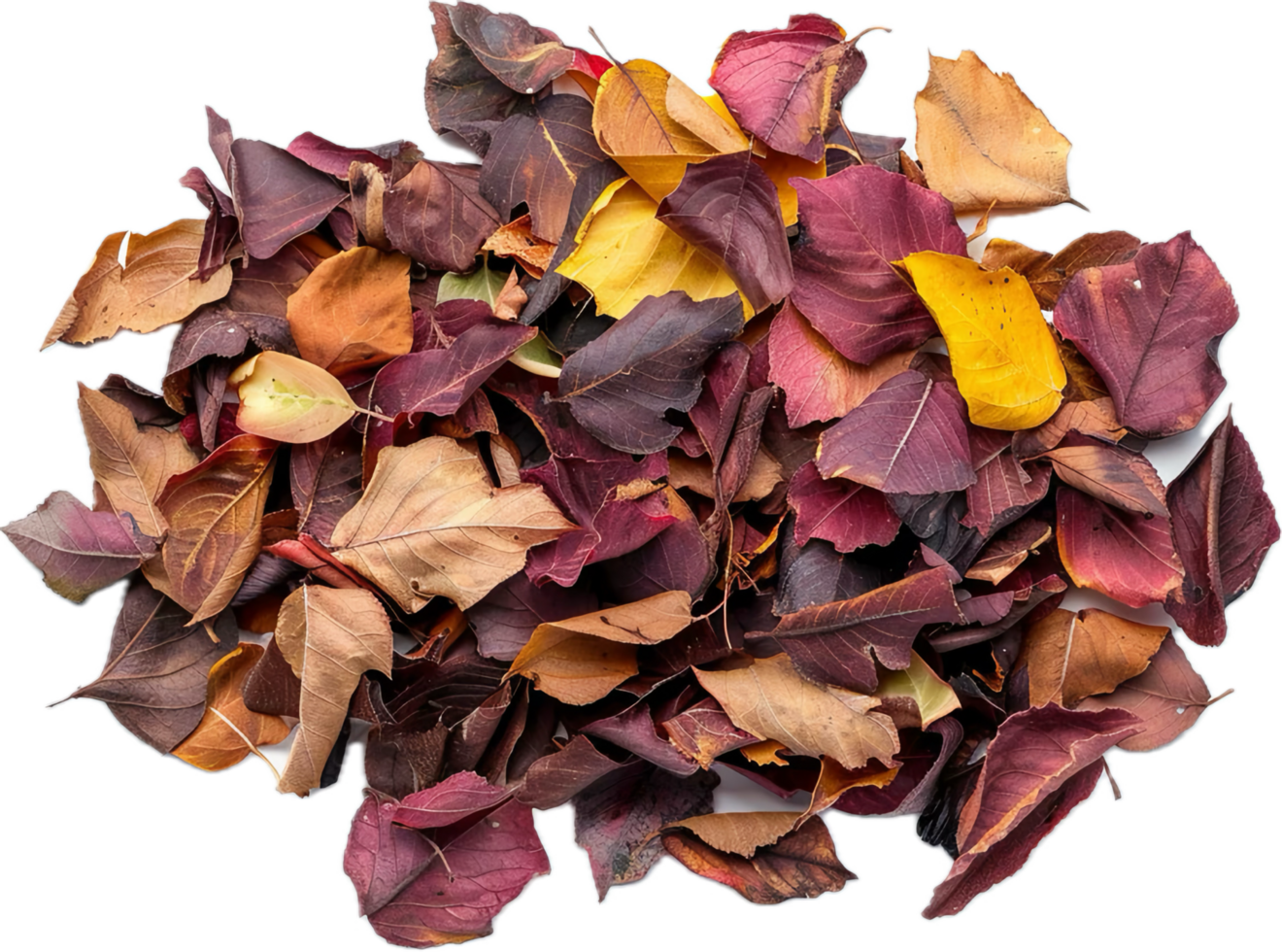 AI generated Vibrant Autumn Leaves Pile png 41166675 PNG