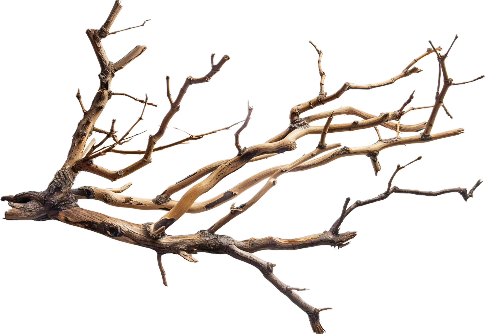 AI generated Tangled Dry Tree Branches png 41166889 PNG