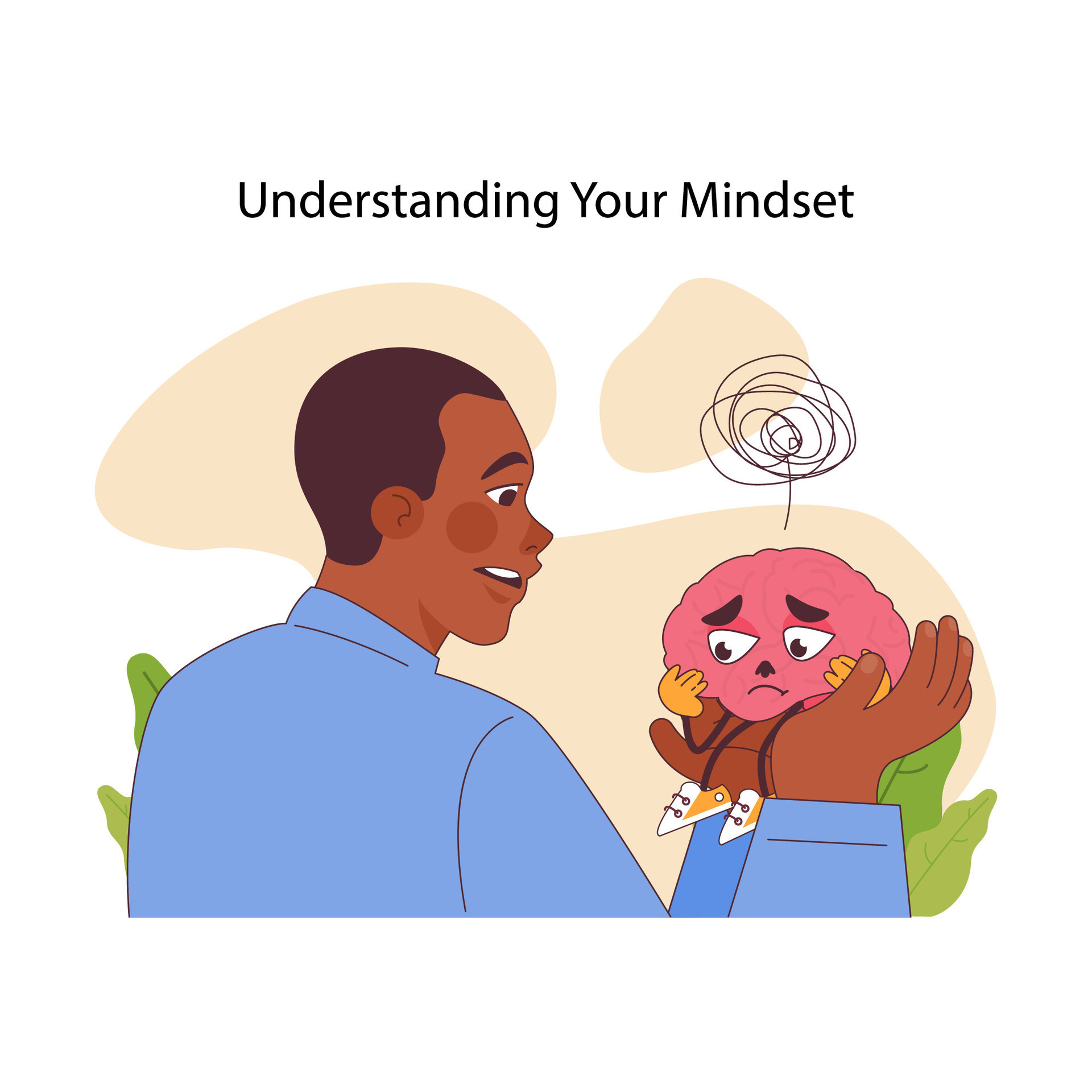 Mindset awareness concept. Flat vector illustration 41168916 Vector Art at Vecteezy