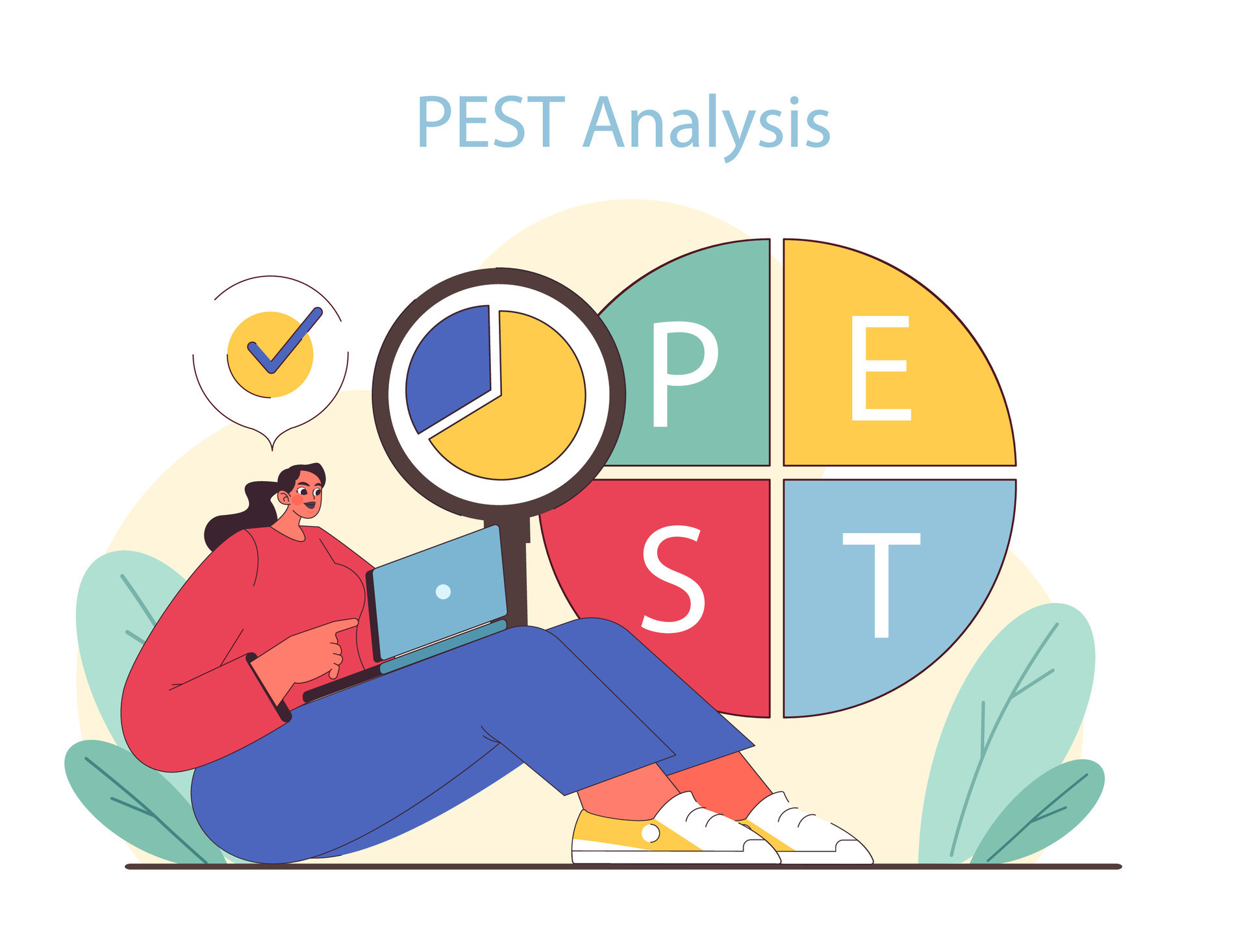 PEST analysis concept. Businesswoman assessing market with political ... PEST analysis concept. Businesswoman assessing market with political ...
