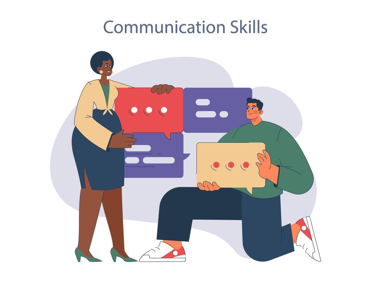 Communication skills concept. 41171505 Vector Art at Vecteezy Communication skills concept. 41171505 Vector Art at Vecteezy