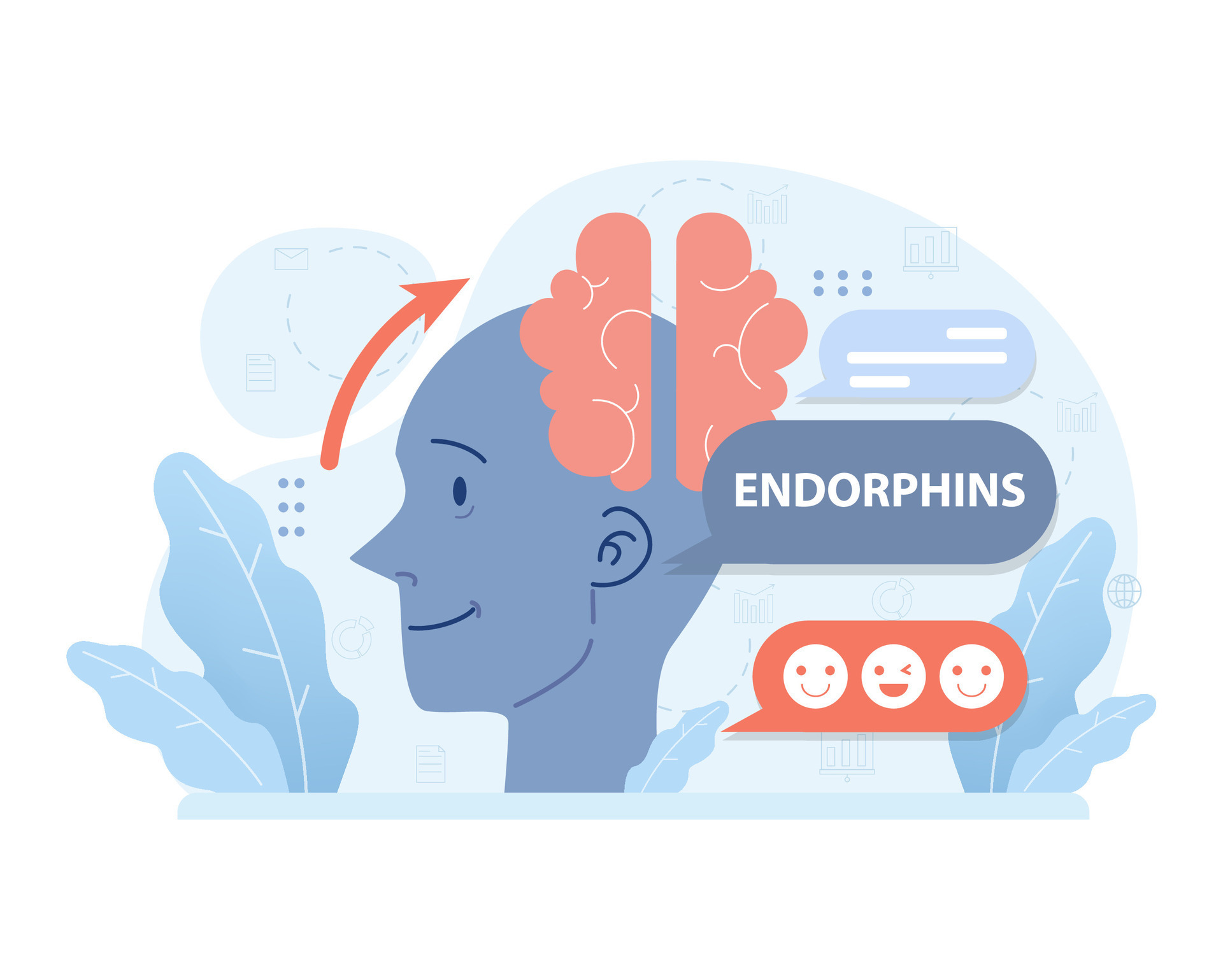 Brain's joy journey. Flat vector illustration 41174326 Vector Art at ... Brain's joy journey. Flat vector illustration 41174326 Vector Art at ...