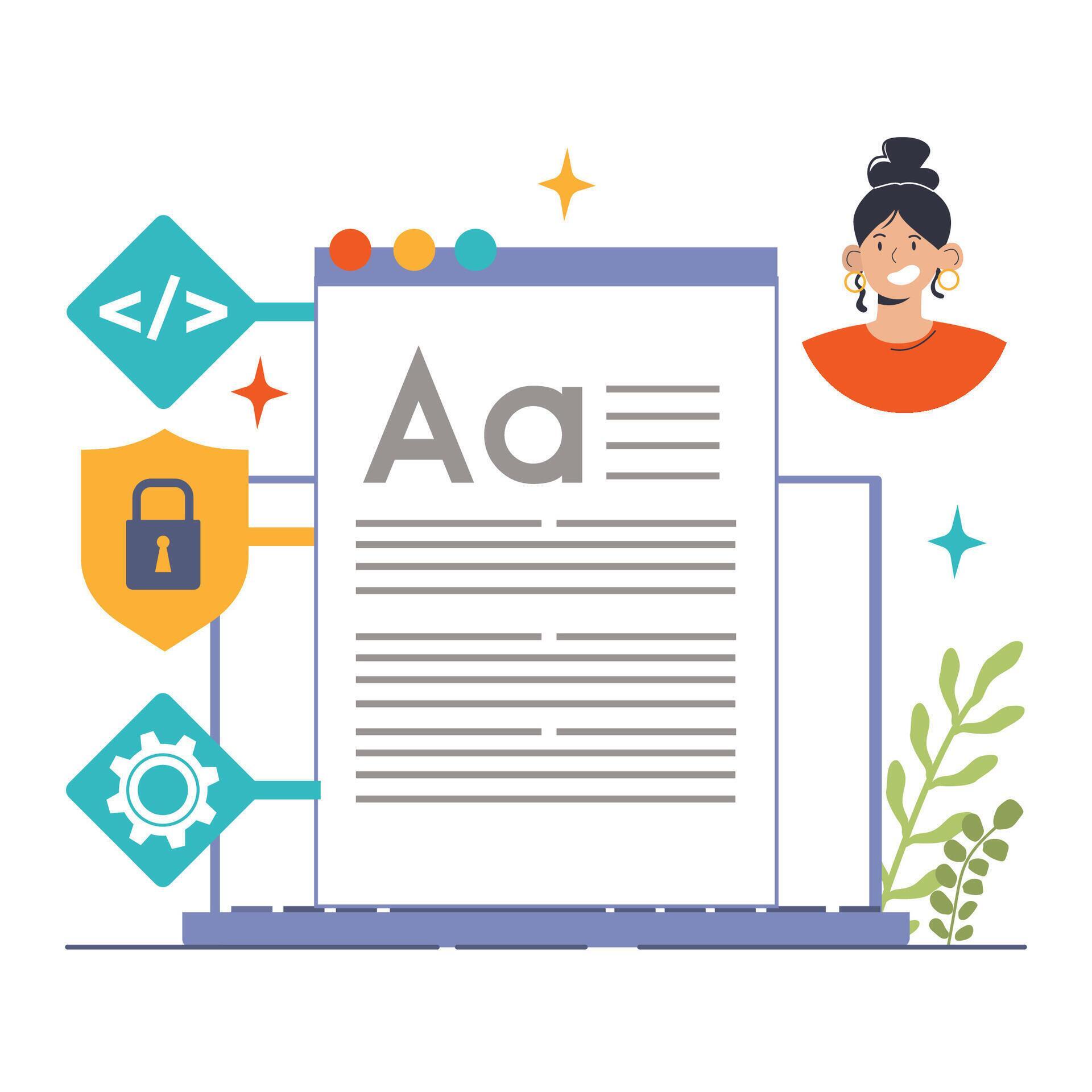 Open source. Software with code available for use, modification 41175214 Vector Art at Vecteezy