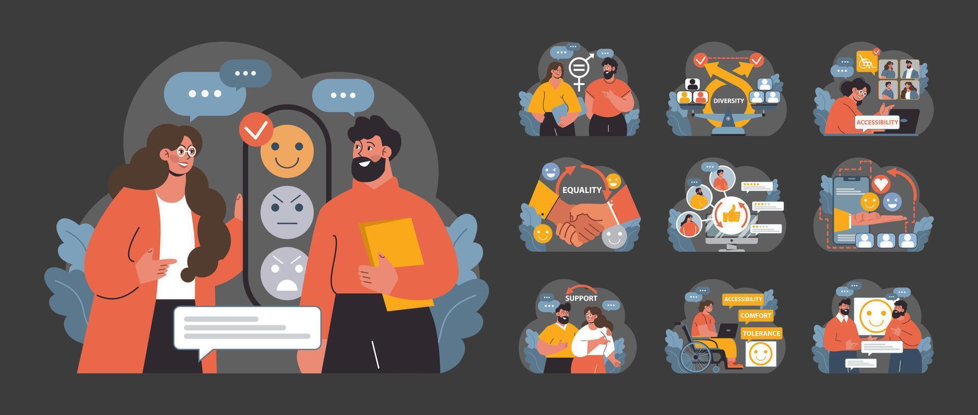 Woman Analyzing Data Trends Flat Vector Illustration 41175387 Vector Art At Vecteezy