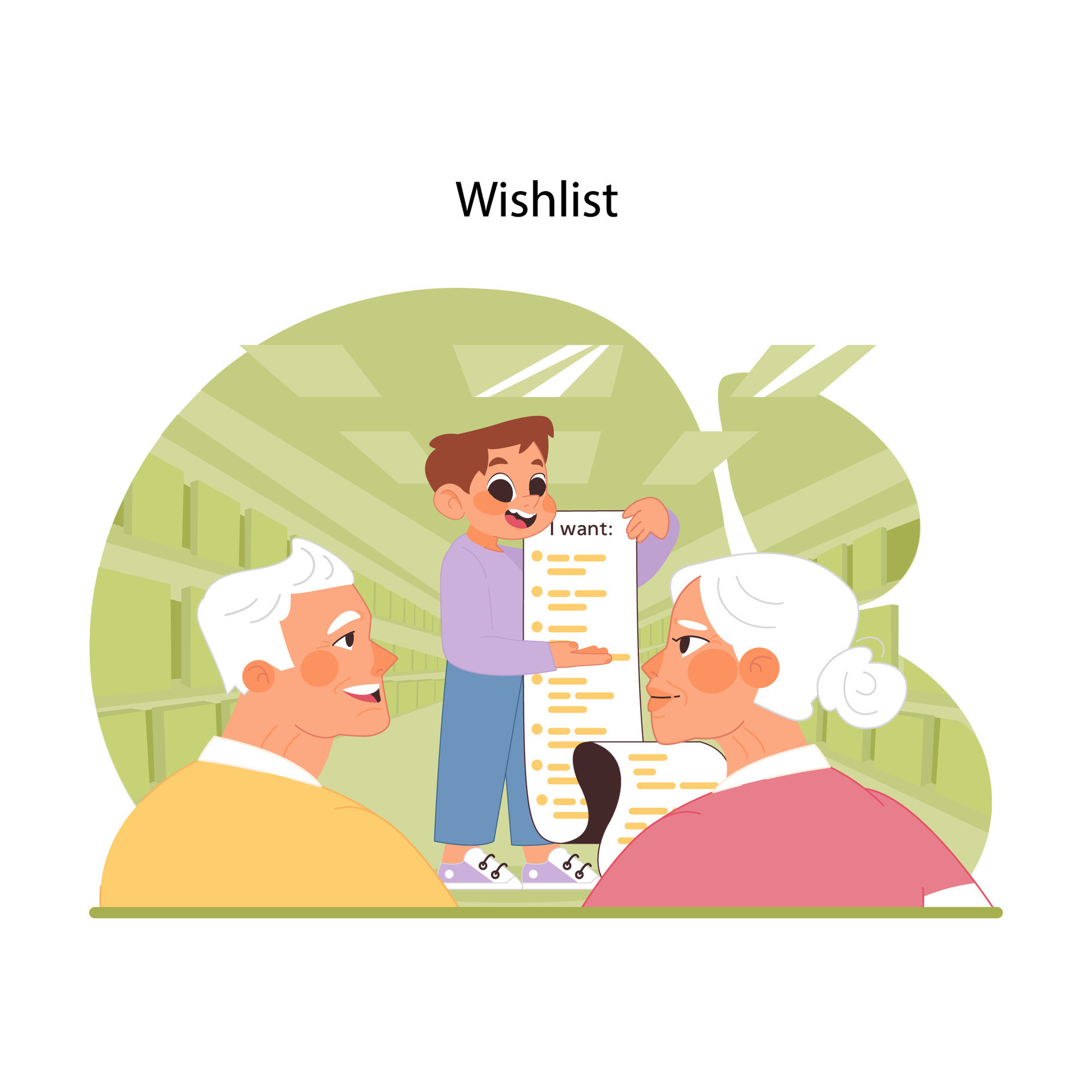 Wishlist concept. Flat vector illustration 41176125 Vector Art at Vecteezy