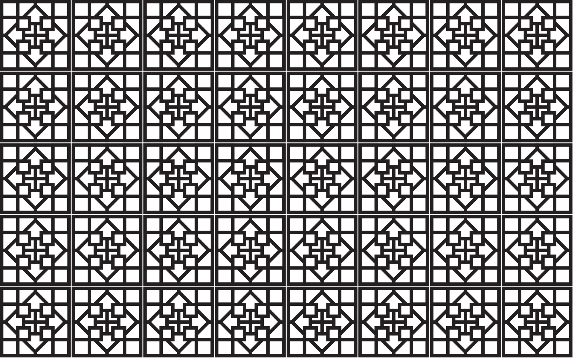 Illustration Pattern Abstract Geometric Style Repeating Sample Line Square In Square On White