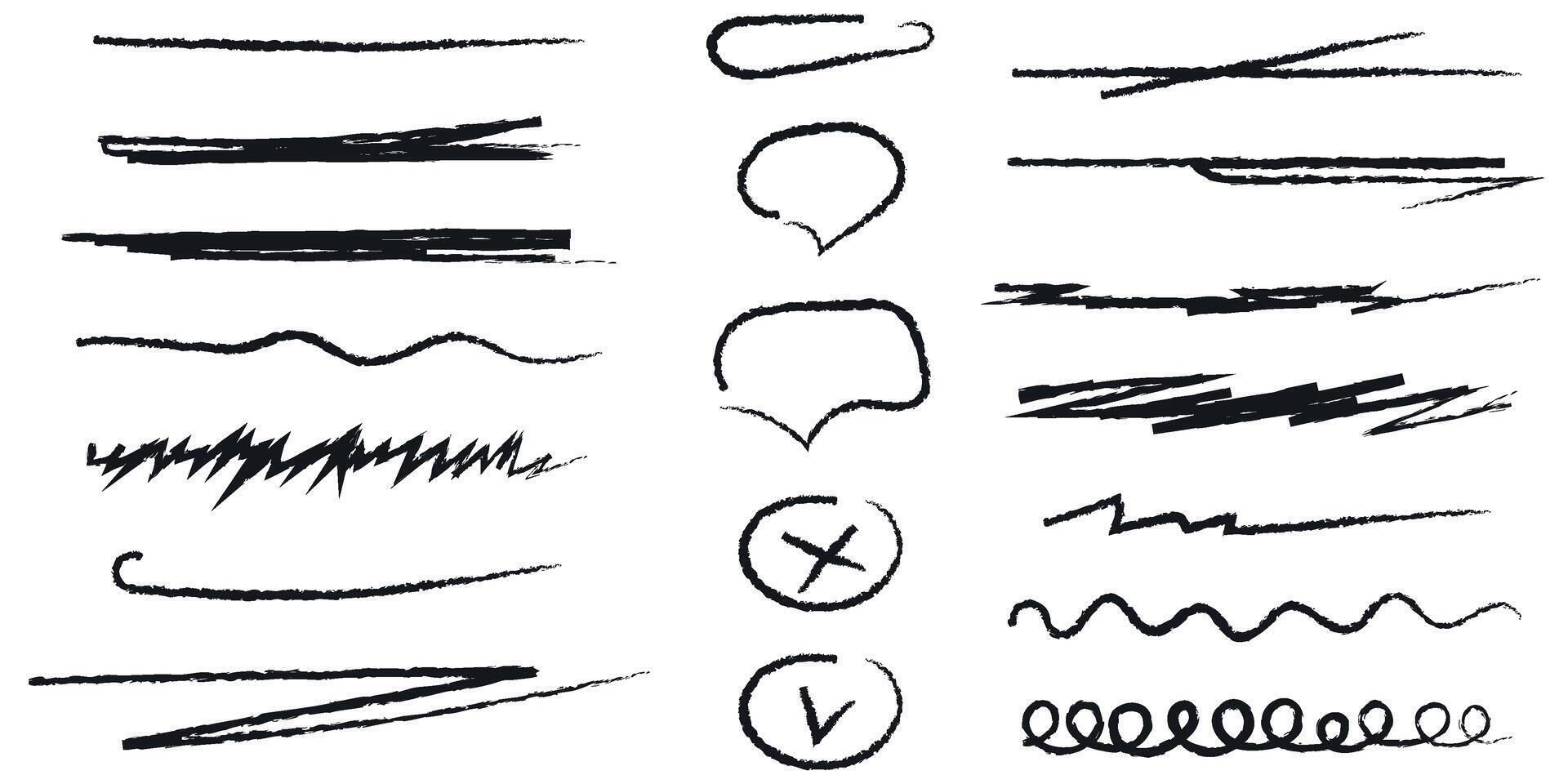 Elements for annotations, highlighting, and underlining in text ...