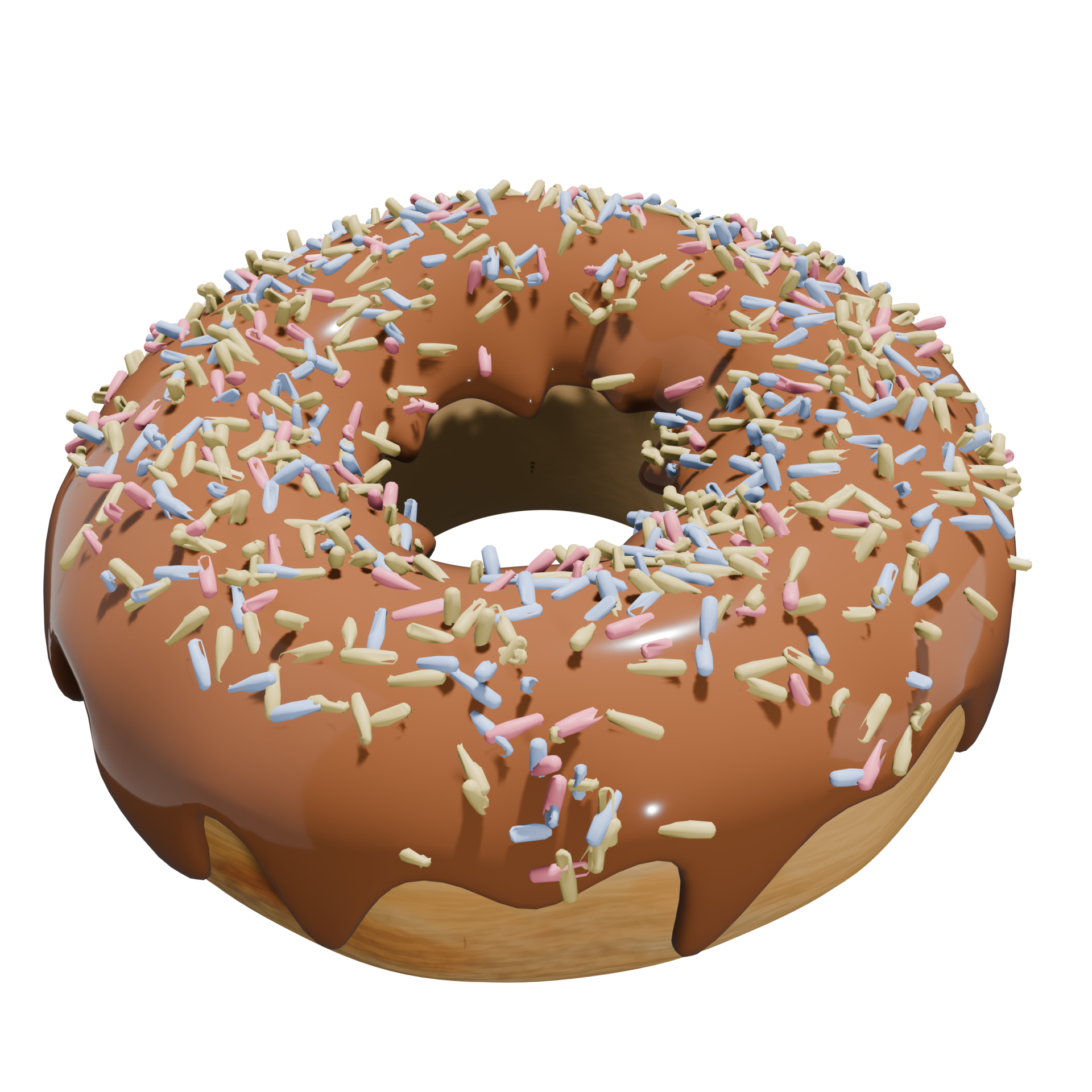 3d Sweet Donut 41265461 Png