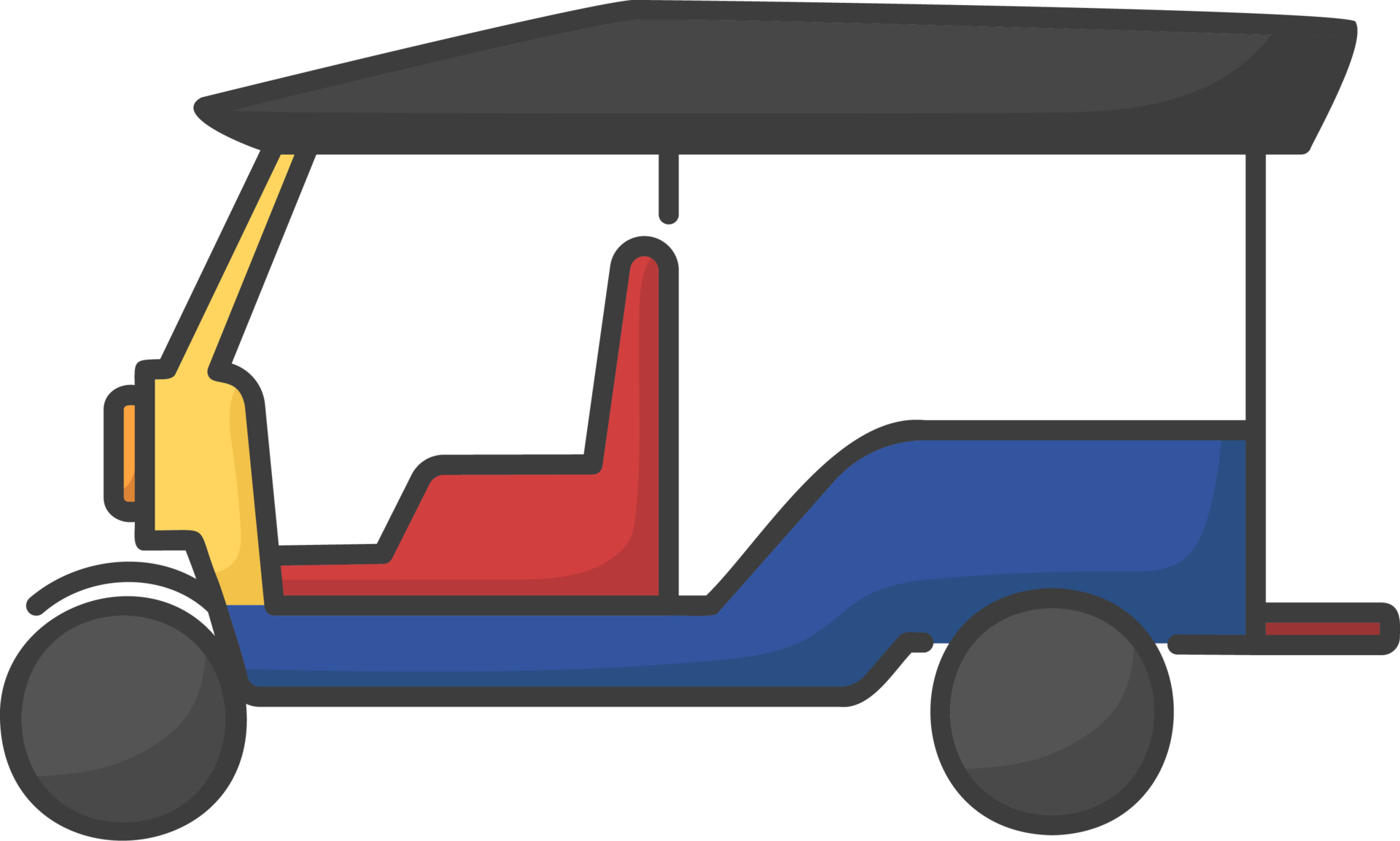 Tuk Tuk icon, Thailand flat icons, flat Color Line. 41267770 PNG Tuk Tuk icon, Thailand flat icons, flat Color Line. 41267770 PNG