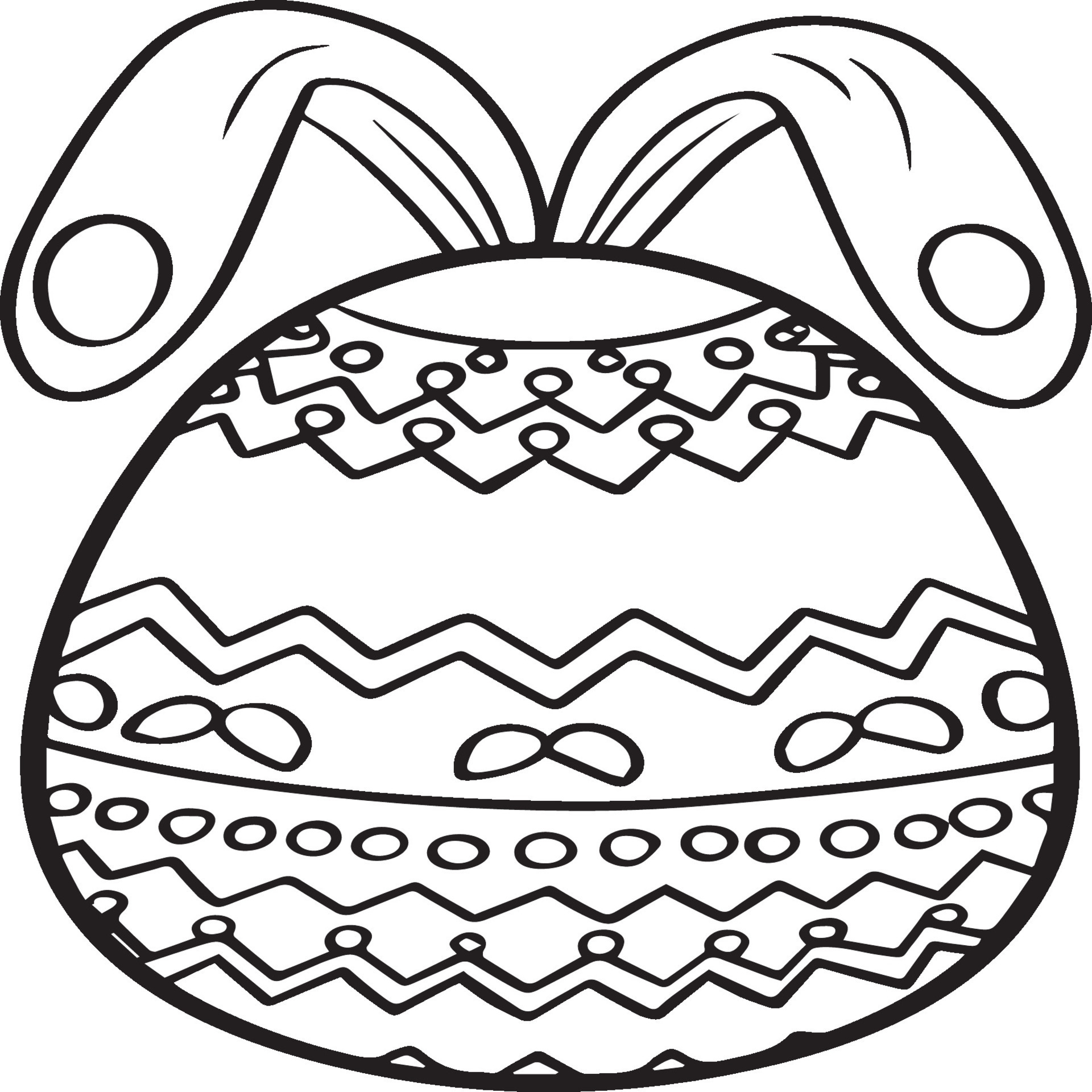 Easter coloring pages for coloring book. Easter outline. Easter ...