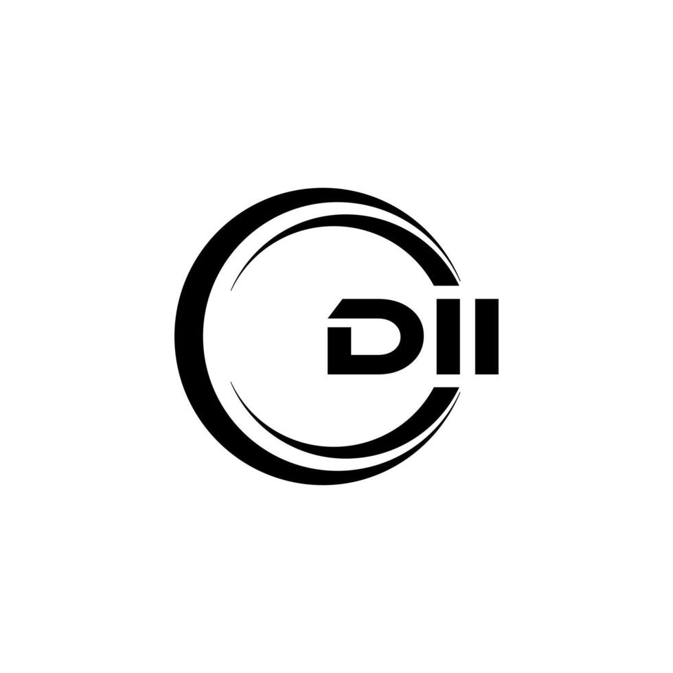 Dii letra logo diseño, inspiración para un único identidad. moderno elegancia y creativo diseño ...