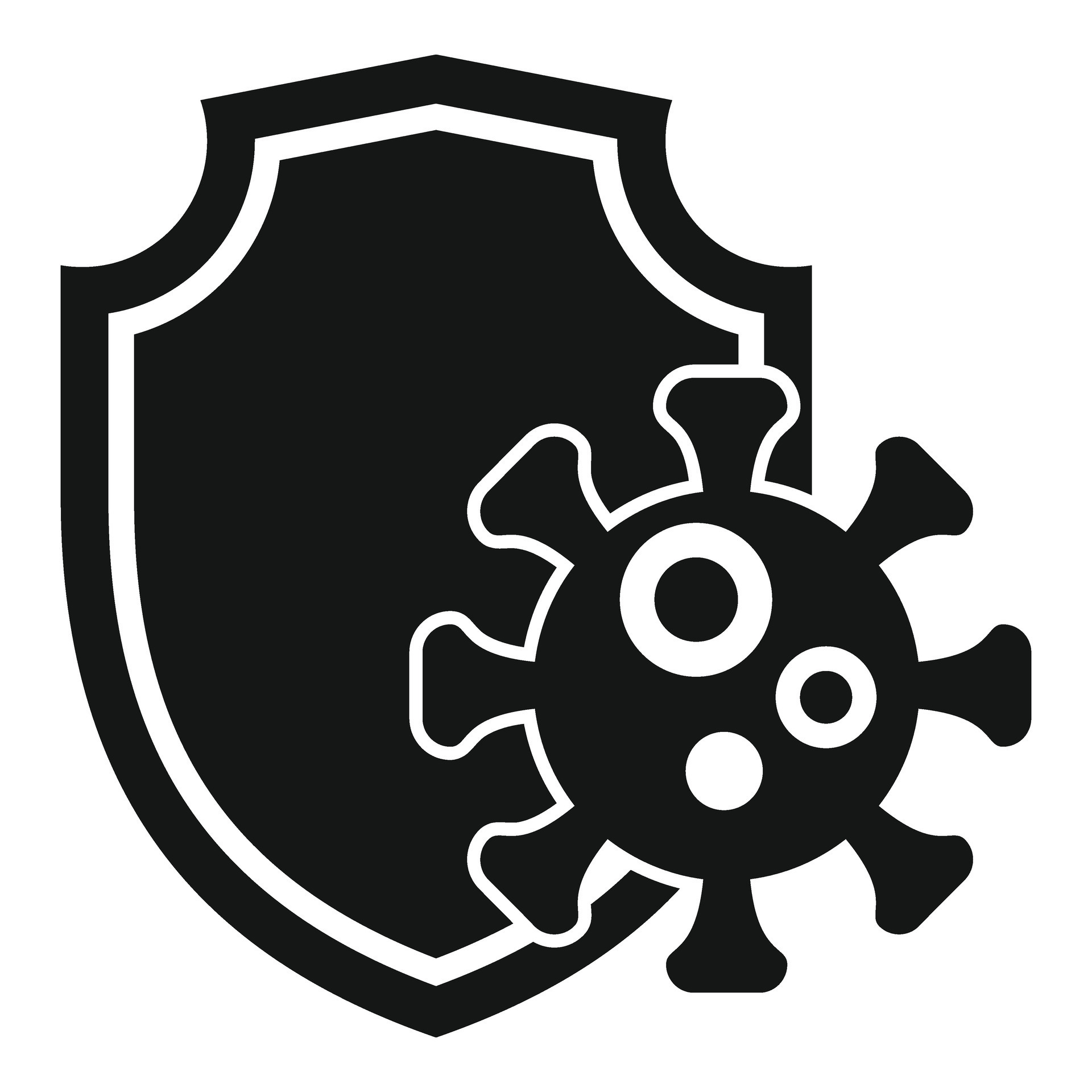 Virus protection shield icon simple vector. Strong potion 41272306 ... Virus protection shield icon simple vector. Strong potion 41272306 ...