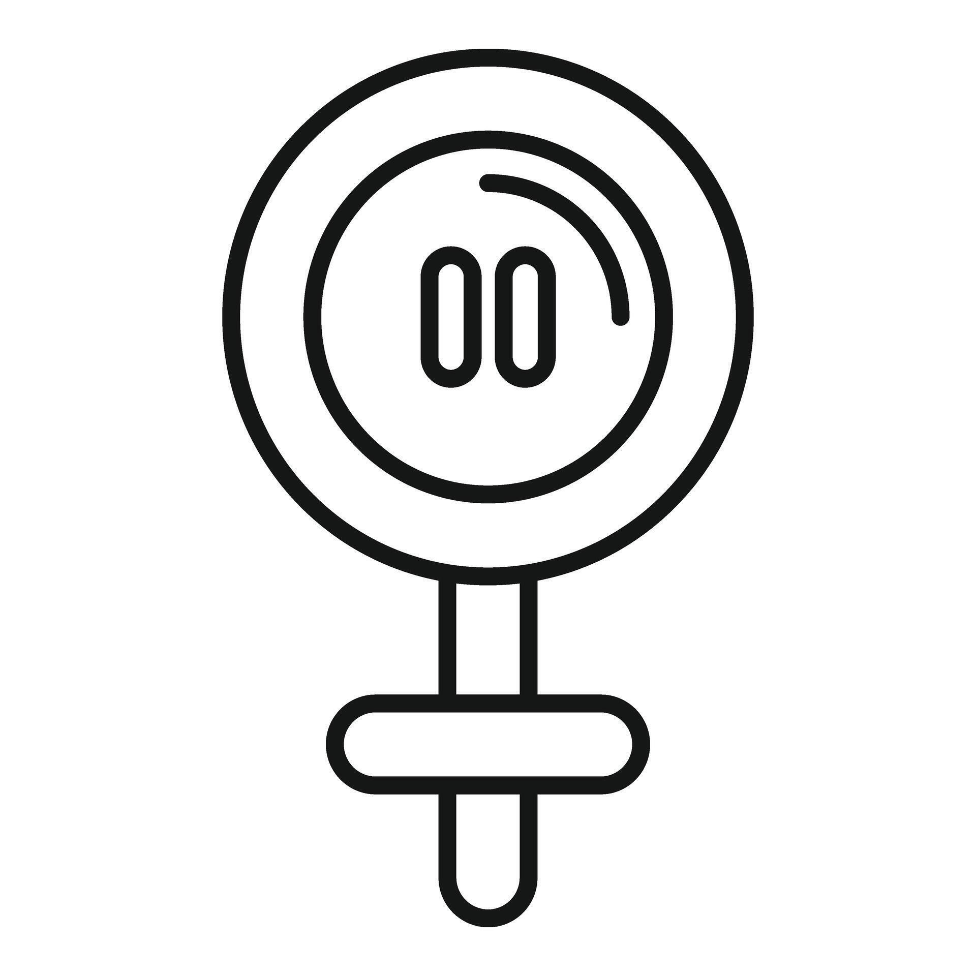 Menopause Icon Outline Vector Age Cycle Balance 41273028 Vector Art At