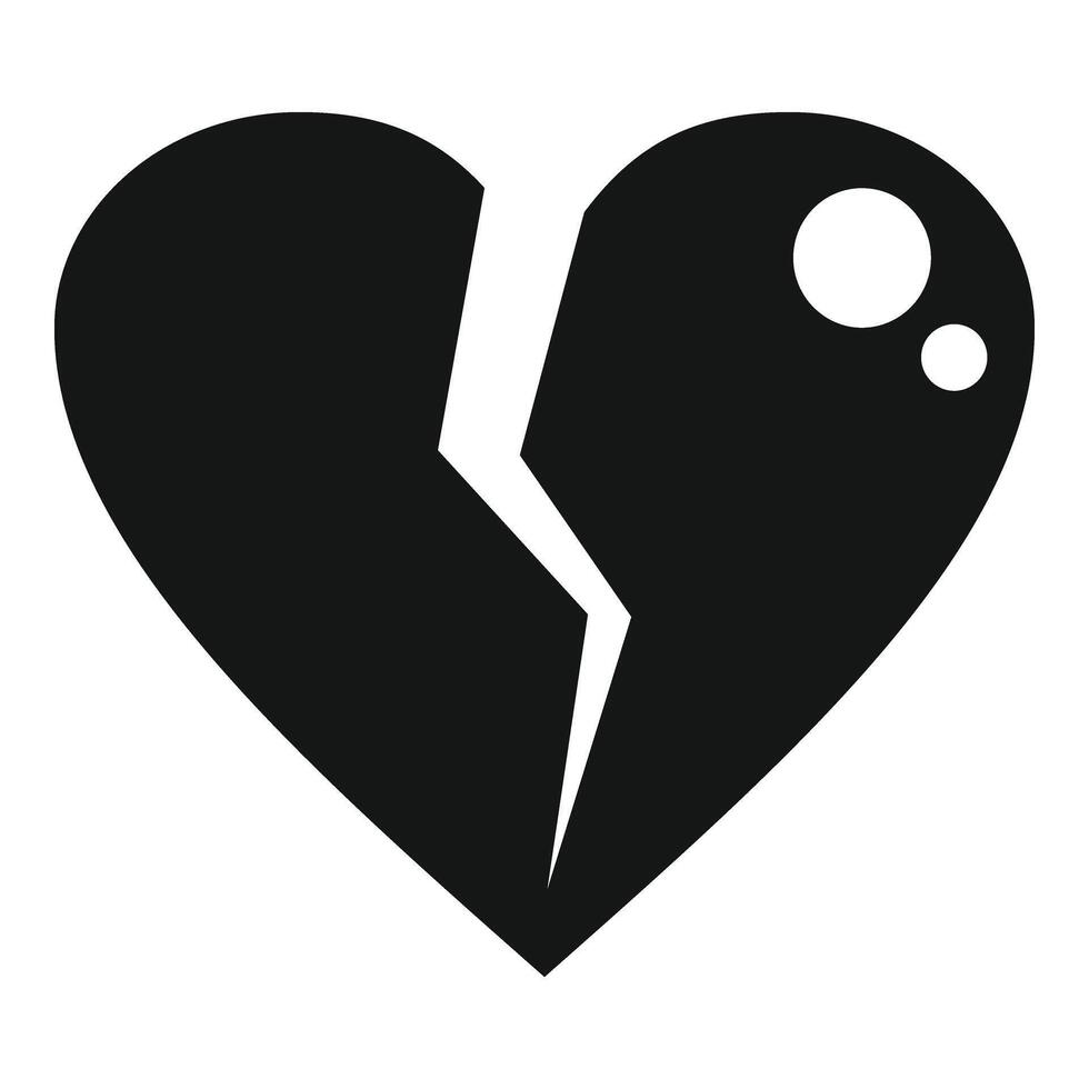 Menopause Heart Brake Icon Simple Vector Wife Concentration 41273045