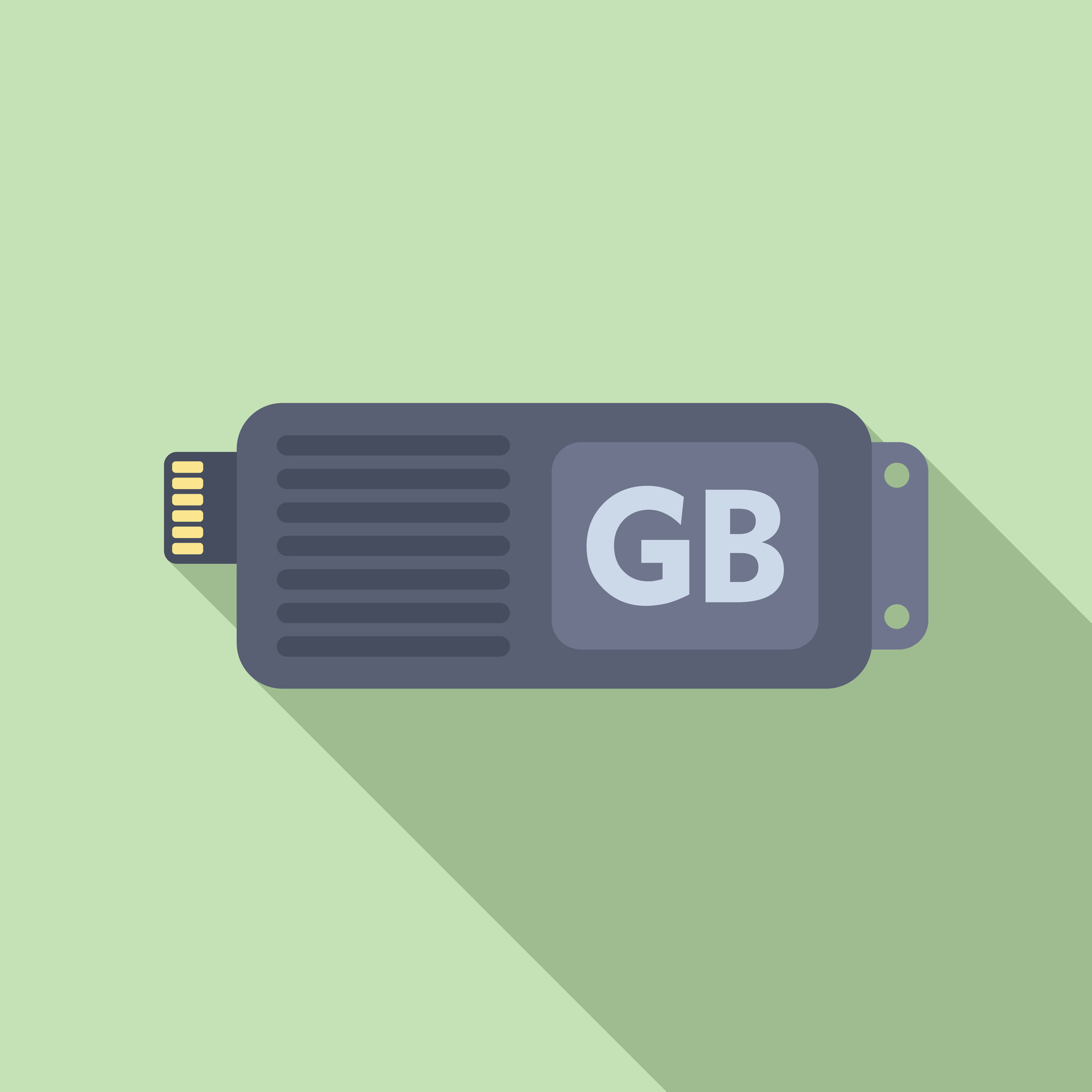 Gigabyte Icon Flat Vector Cyber Disk 41273619 Vector Art At Vecteezy