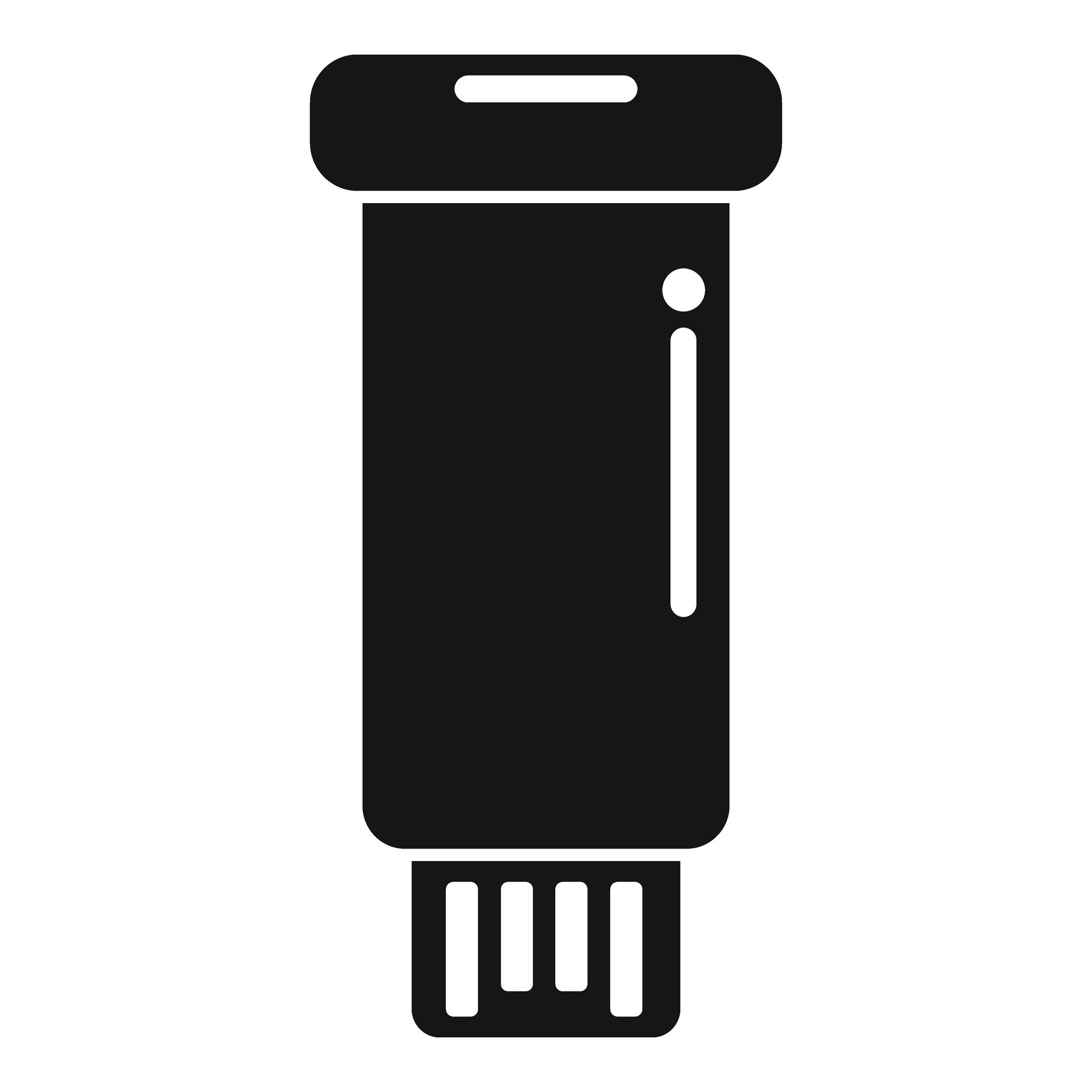 Usb flash memory icon simple vector. Machine micro size 41273782 Vector ...