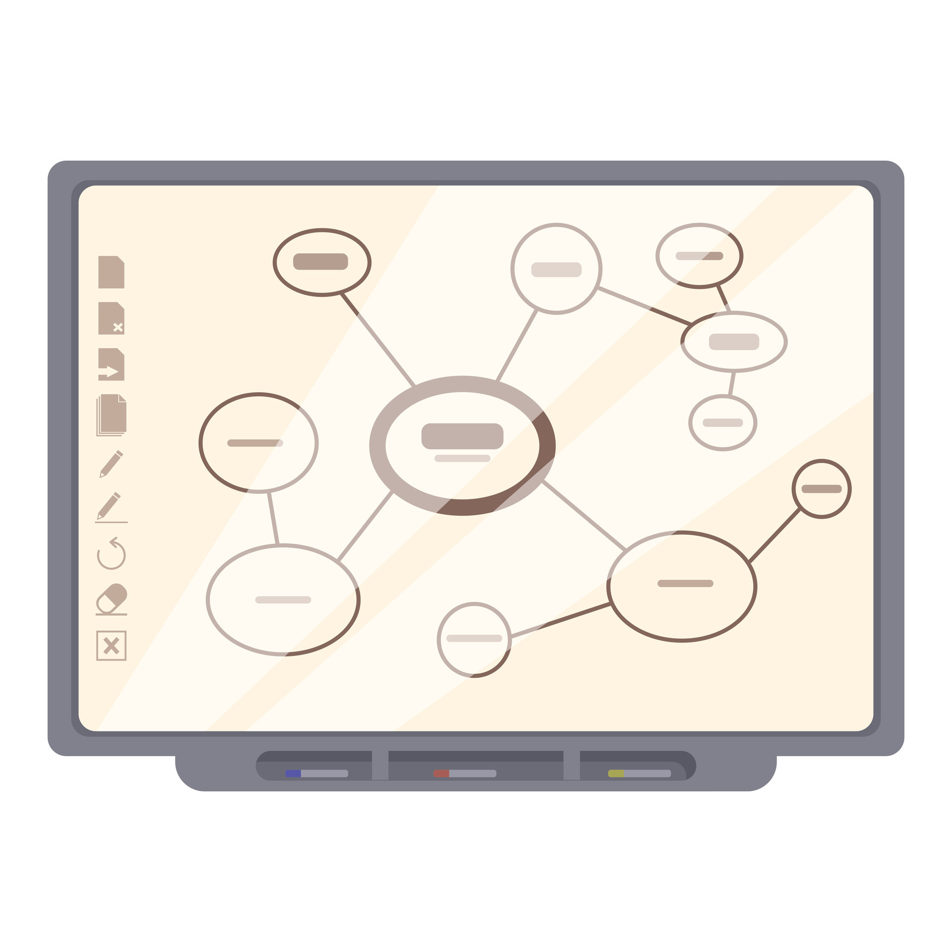 Interactive scheme board icon cartoon vector. Smart digital 41277934 ... Interactive scheme board icon cartoon vector. Smart digital 41277934 ...