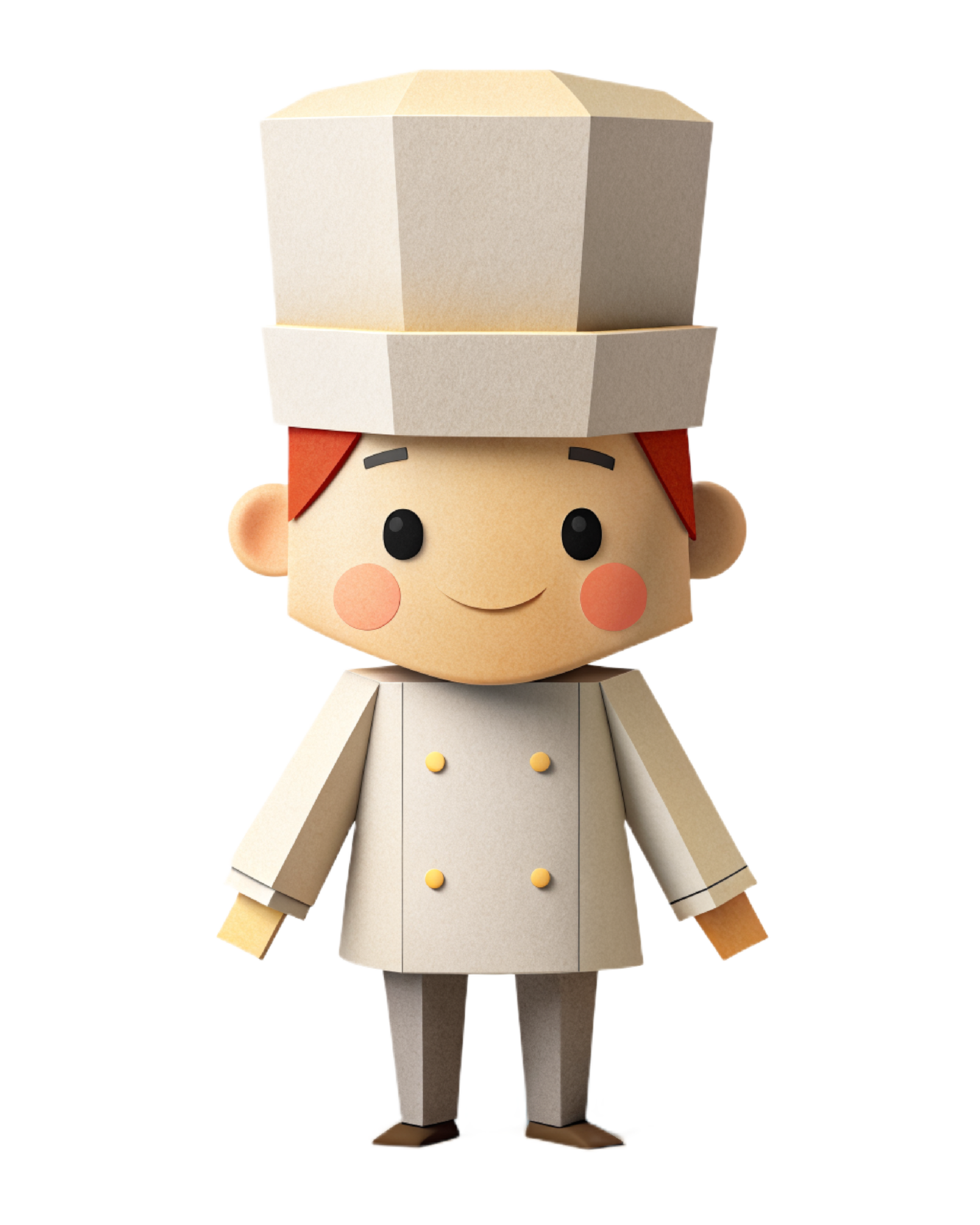 AI generated 3d cute chef cartoon 41278556 PNG