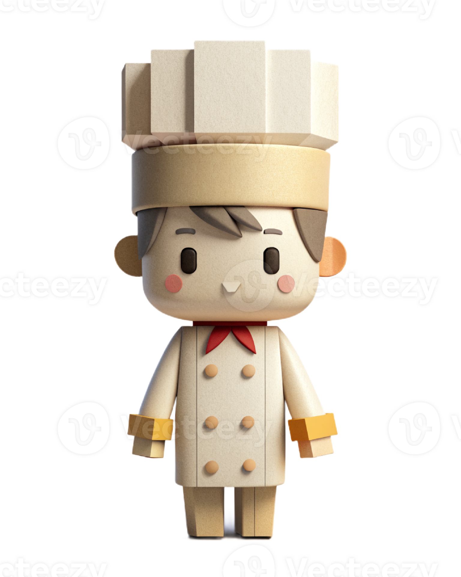 AI generated 3d cute chef cartoon 41278571 PNG