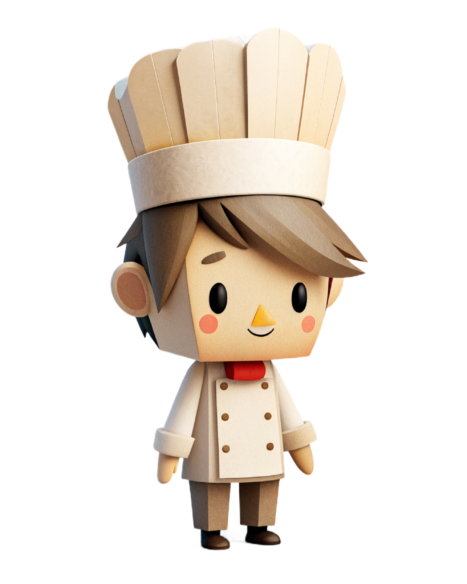 AI generated 3d cute chef cartoon 41278586 PNG