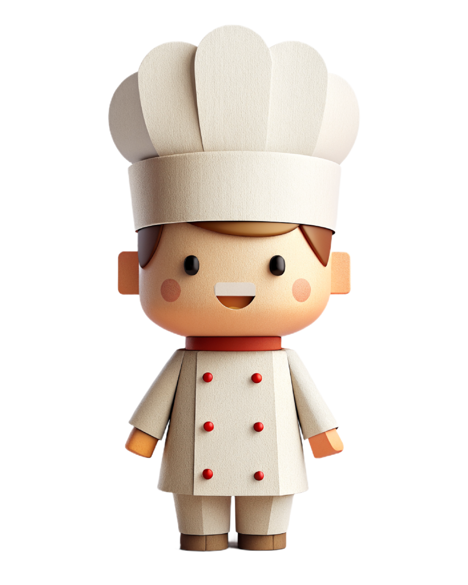 AI generated 3d cute chef cartoon 41278588 PNG