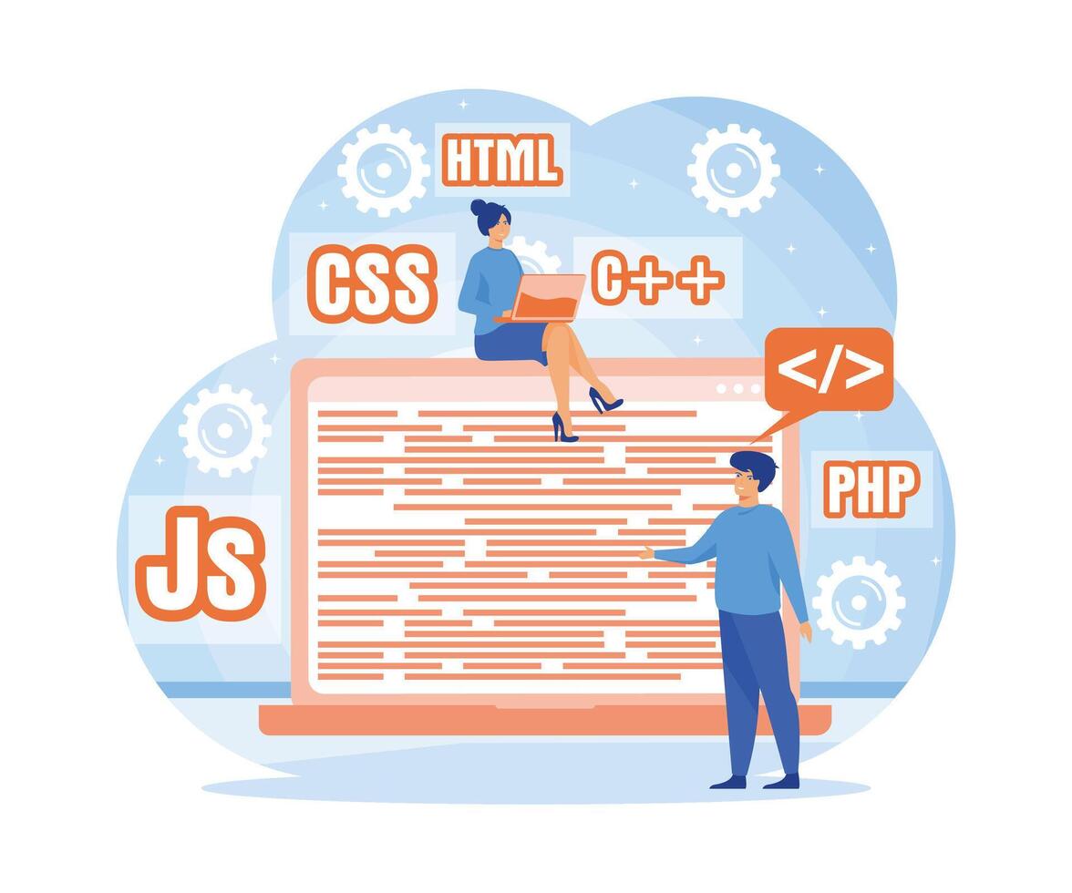 Programmer Or Developer Create Code Programming Language Programming And Engineering