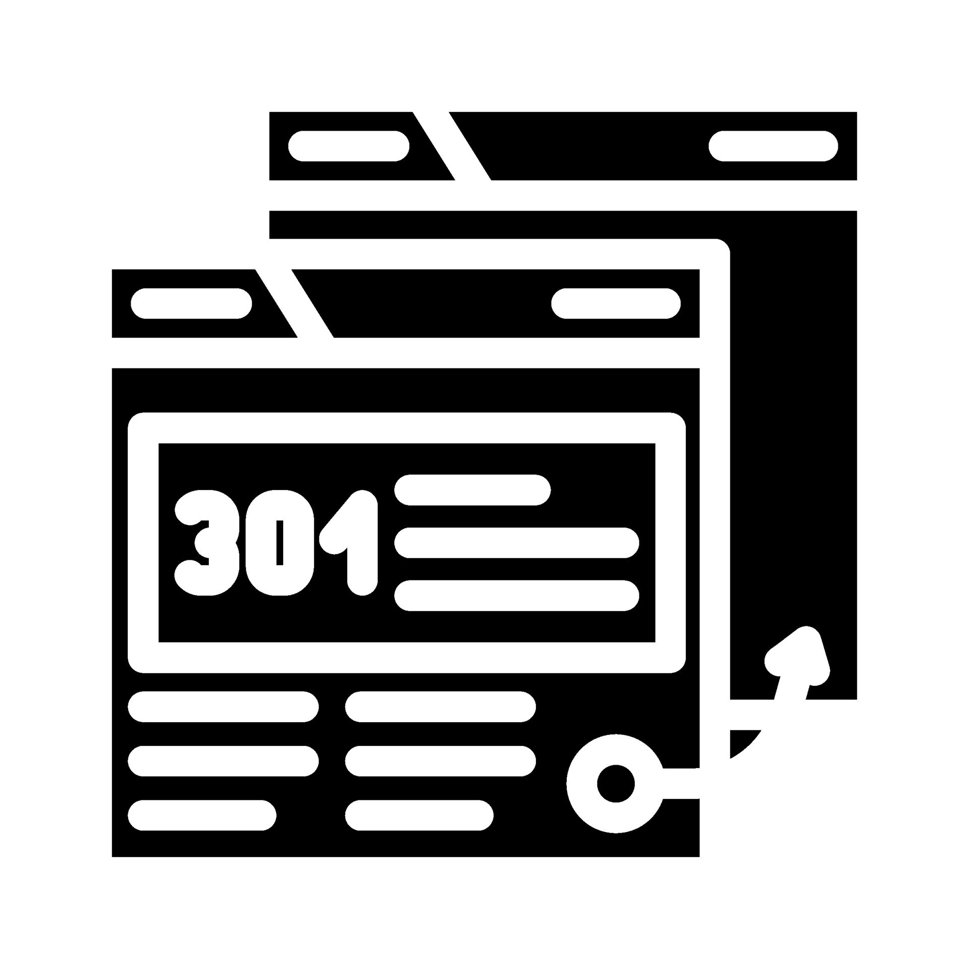 301 redirect seo glyph icon vector illustration 41280322 Vector Art at ... 301 redirect seo glyph icon vector illustration 41280322 Vector Art at ...