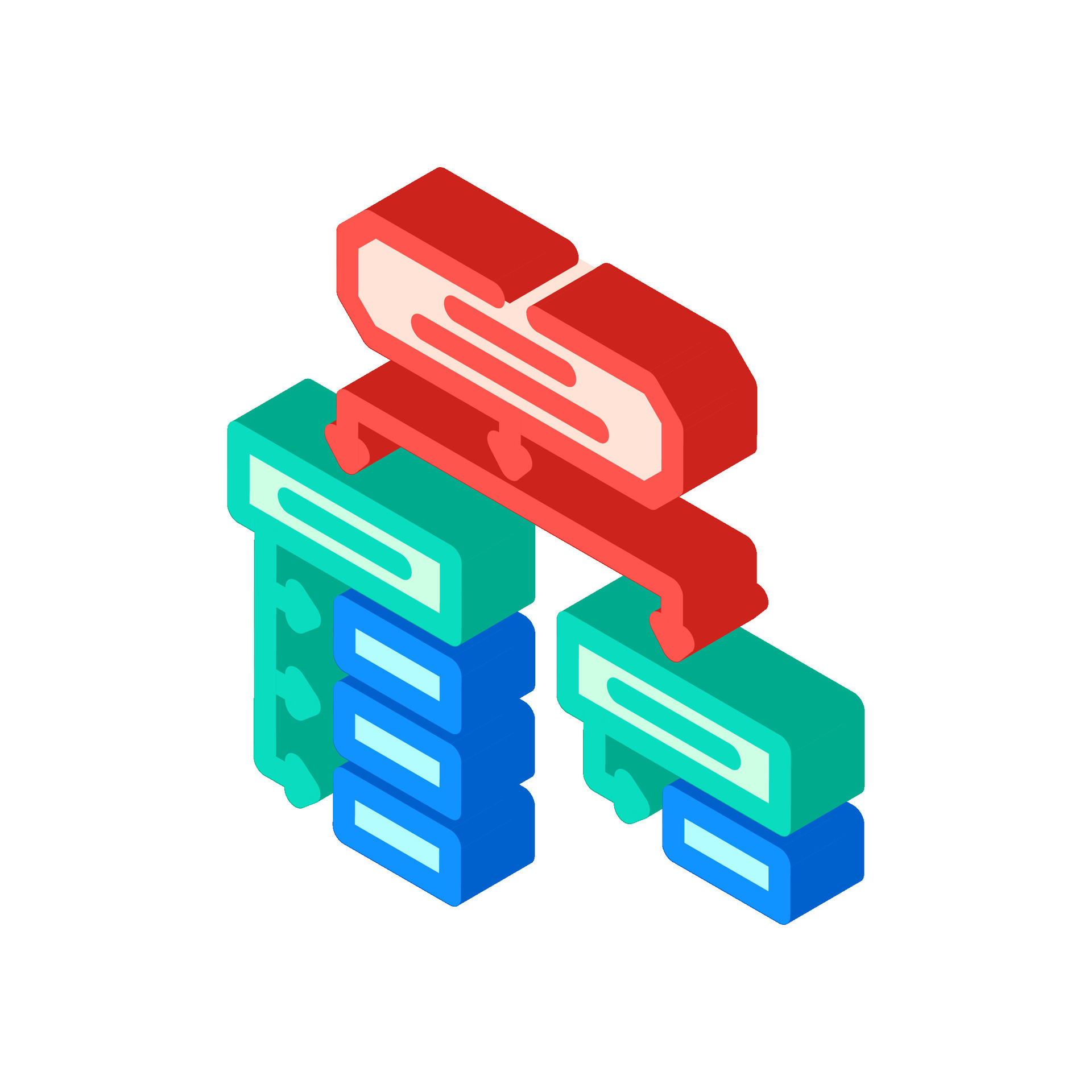 Search Algorithm Isometric Icon Vector Illustration 41280600 Vector Art At Vecteezy