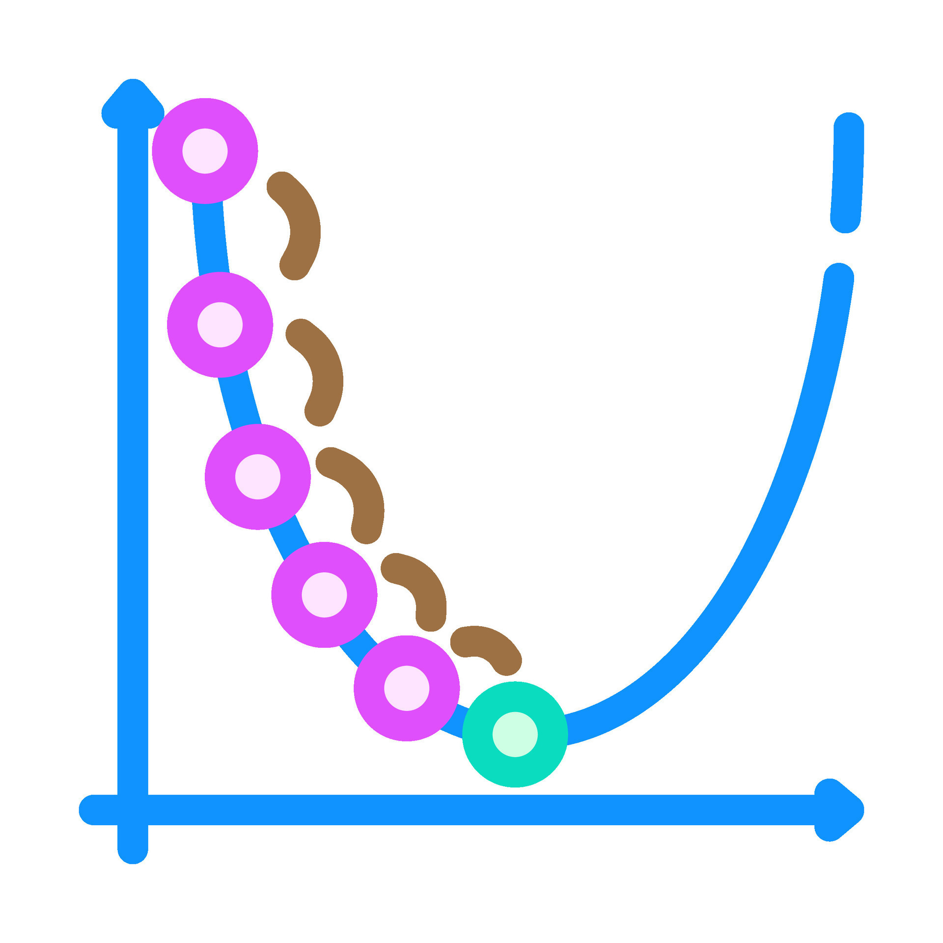 gradient descent algorithm color icon vector illustration 41280746 ... gradient descent algorithm color icon vector illustration 41280746 ...