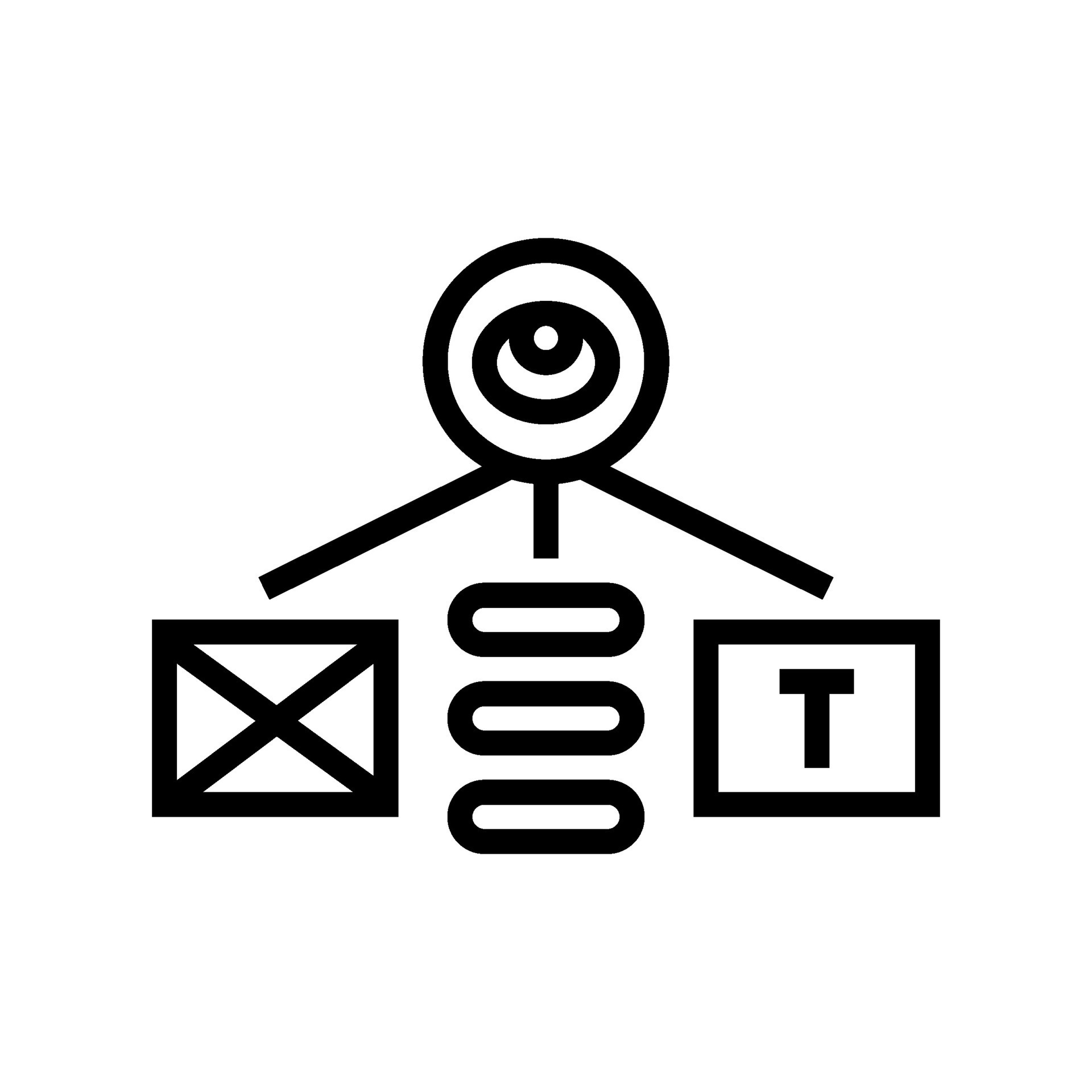 Visual Hierarchy Ux Ui Design Line Icon Vector Illustration 41281562 Vector Art At Vecteezy