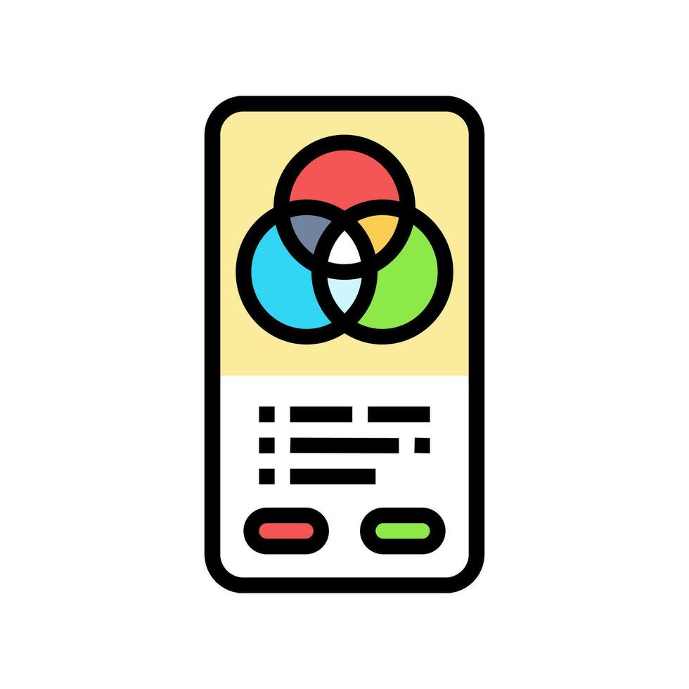 color theory ux ui design color icon vector illustration 41281575 ... color theory ux ui design color icon vector illustration 41281575 ...