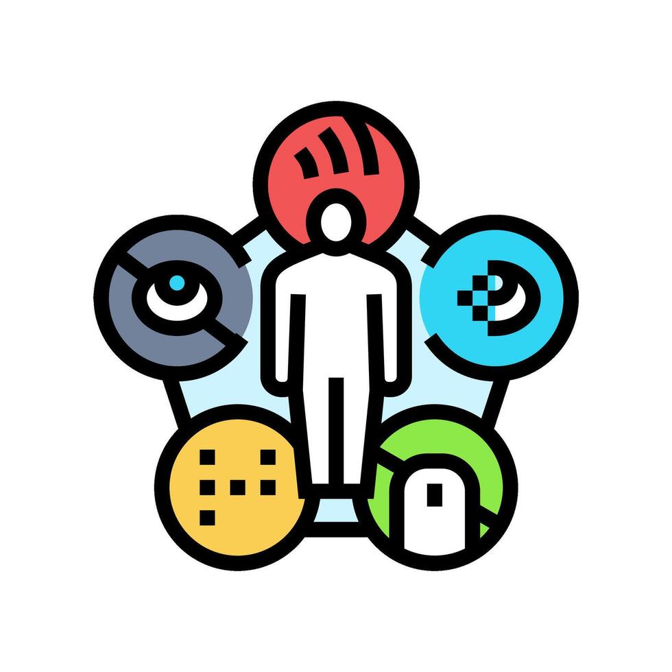 accessibility ux ui design color icon vector illustration 41281624 ...