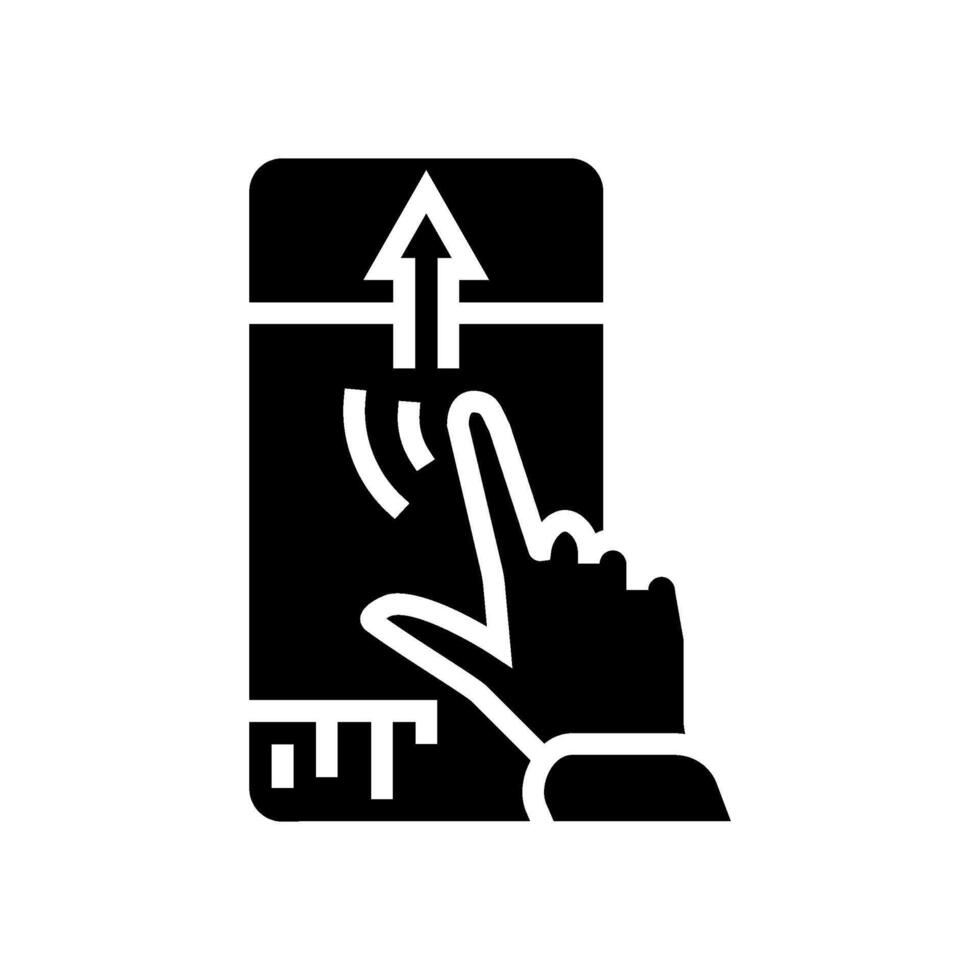 scroll hijacking ux ui design glyph icon vector illustration 41281786 Vector Art at Vecteezy