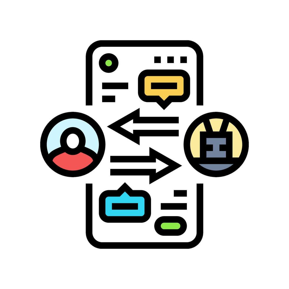 human computer interaction hci color icon vector illustration 41281809 ... human computer interaction hci color icon vector illustration 41281809 ...