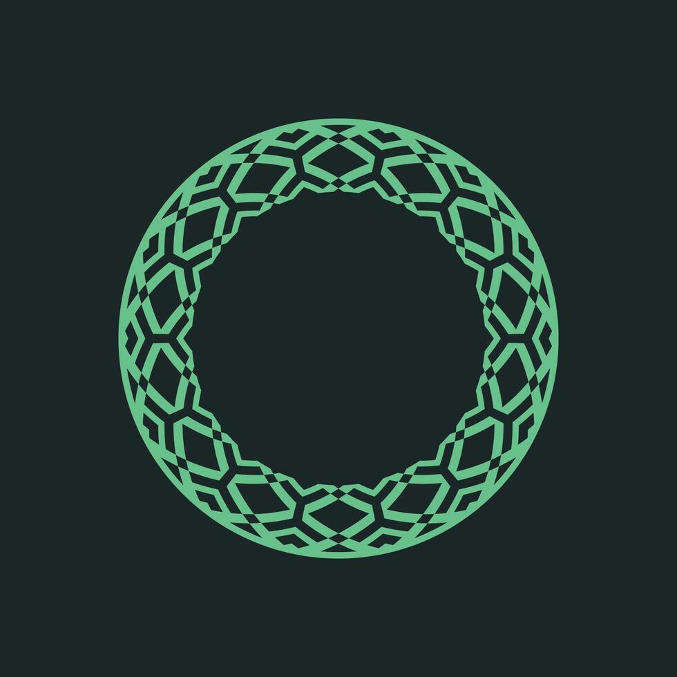 Modern Ornamental Circle Frame Border Decorative Pattern 41282107 Vector Art At Vecteezy