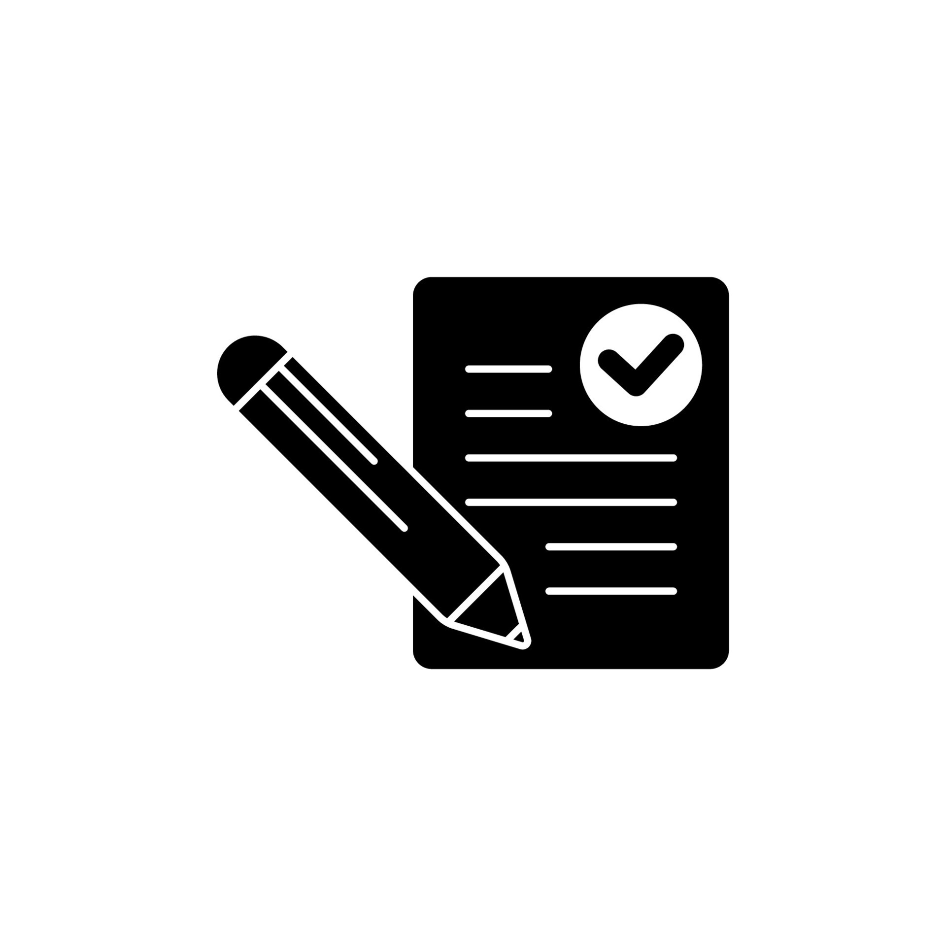 Test Concept Line Icon Simple Element Illustration Test Concept Outline Symbol Design