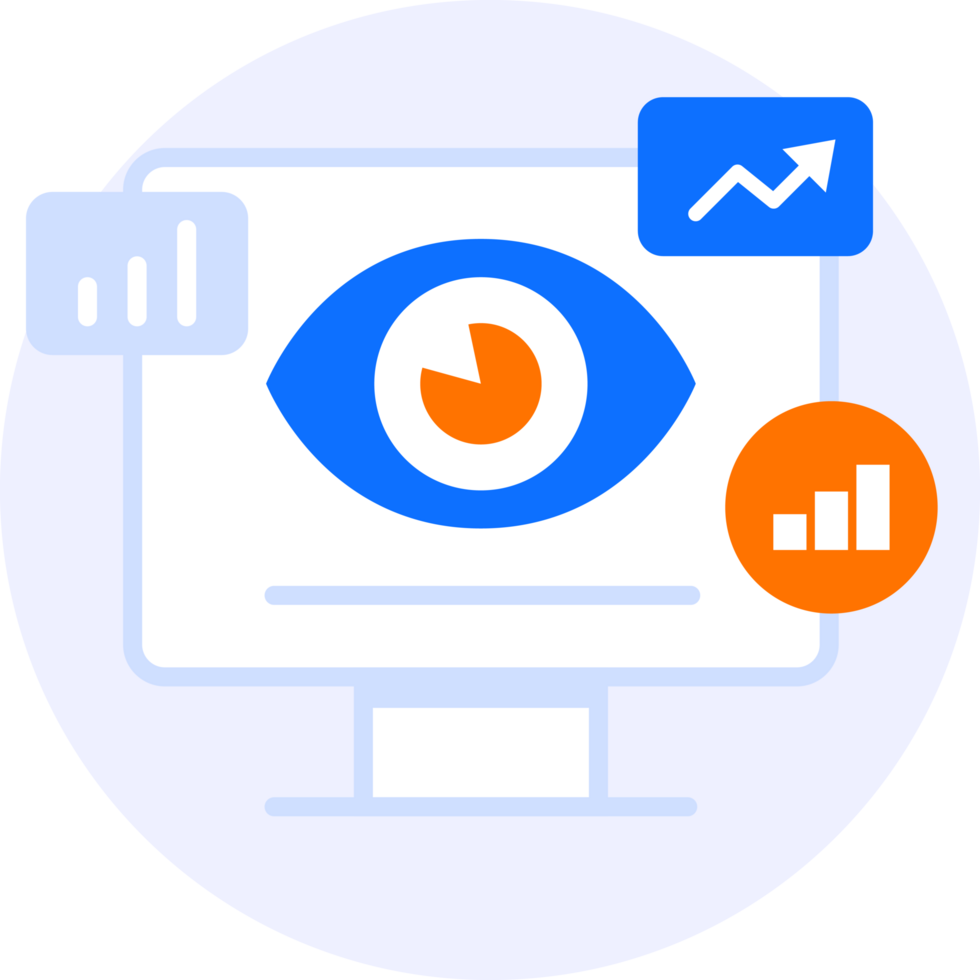 Monitoring And Evaluation Modern Icon Illustration 41290221 Png