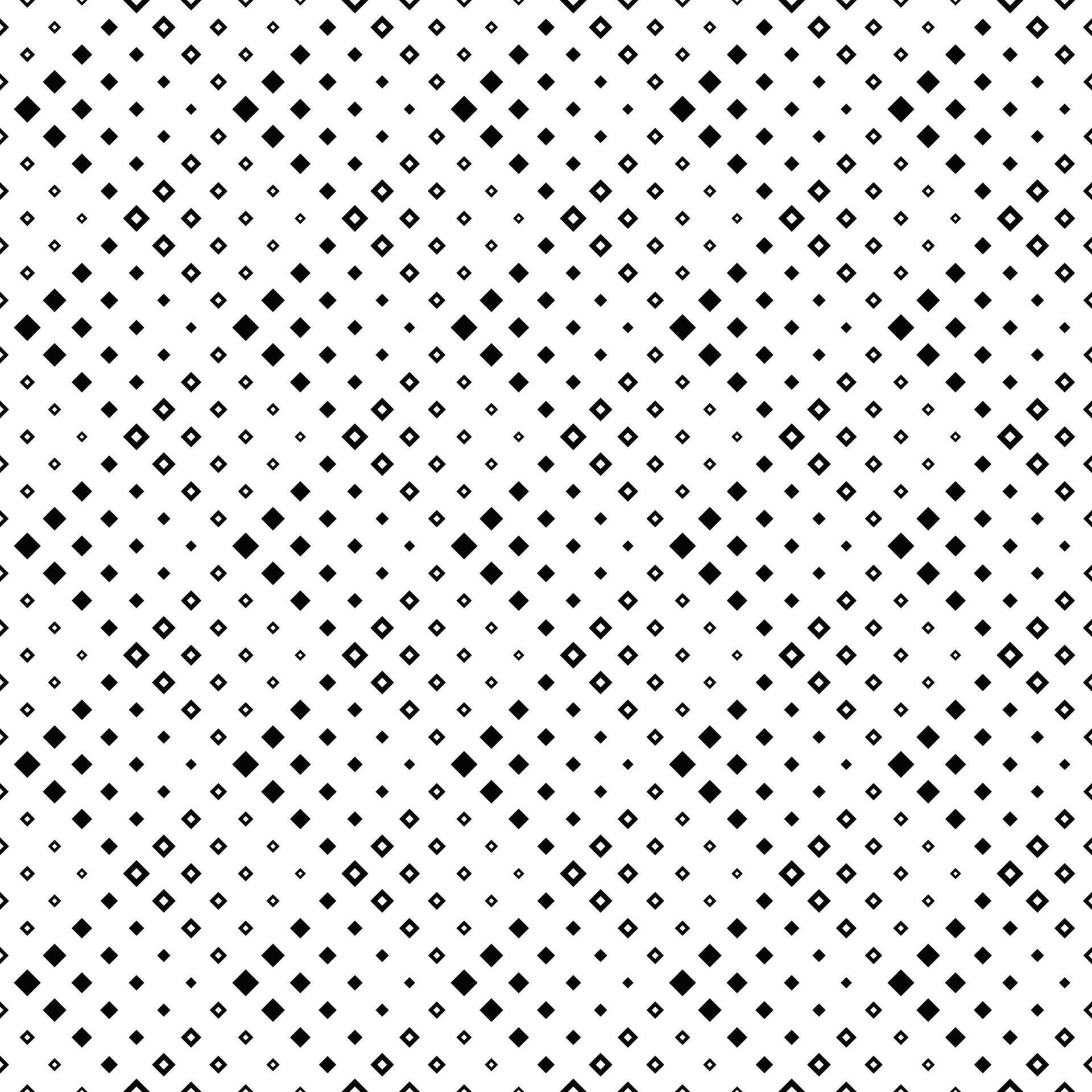 Seamless Square Pattern Background Design Geometrical Abstract Monochrome Vector Graphic