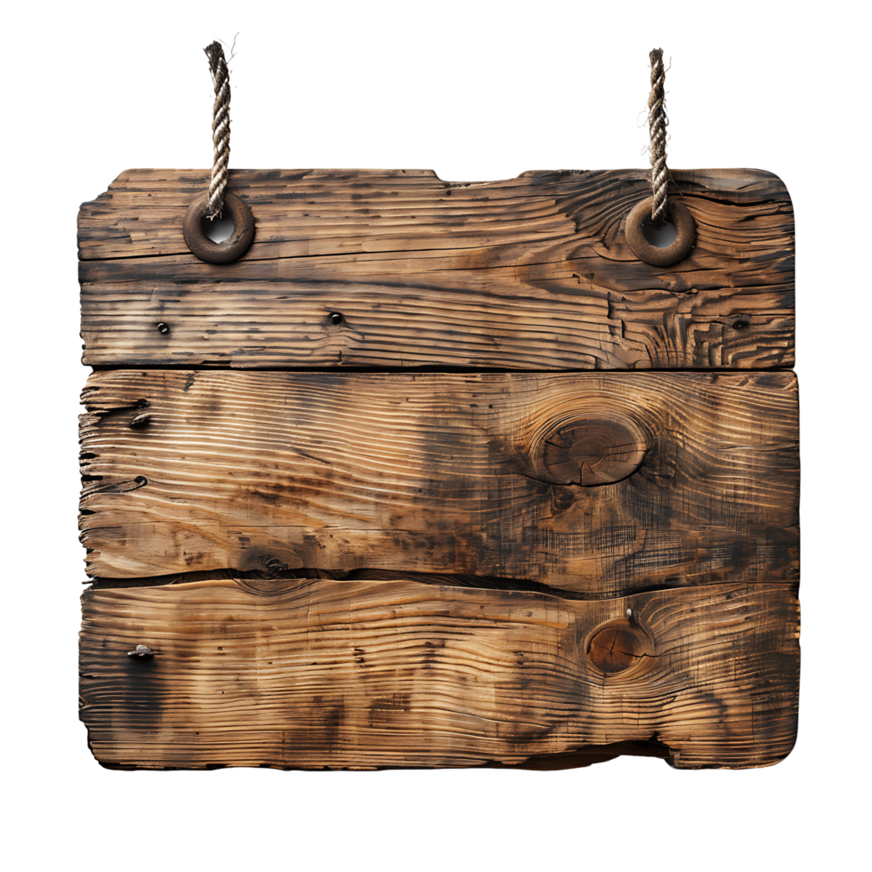 AI generated Rustic Wooden Sign Clipart 41303015 PNG